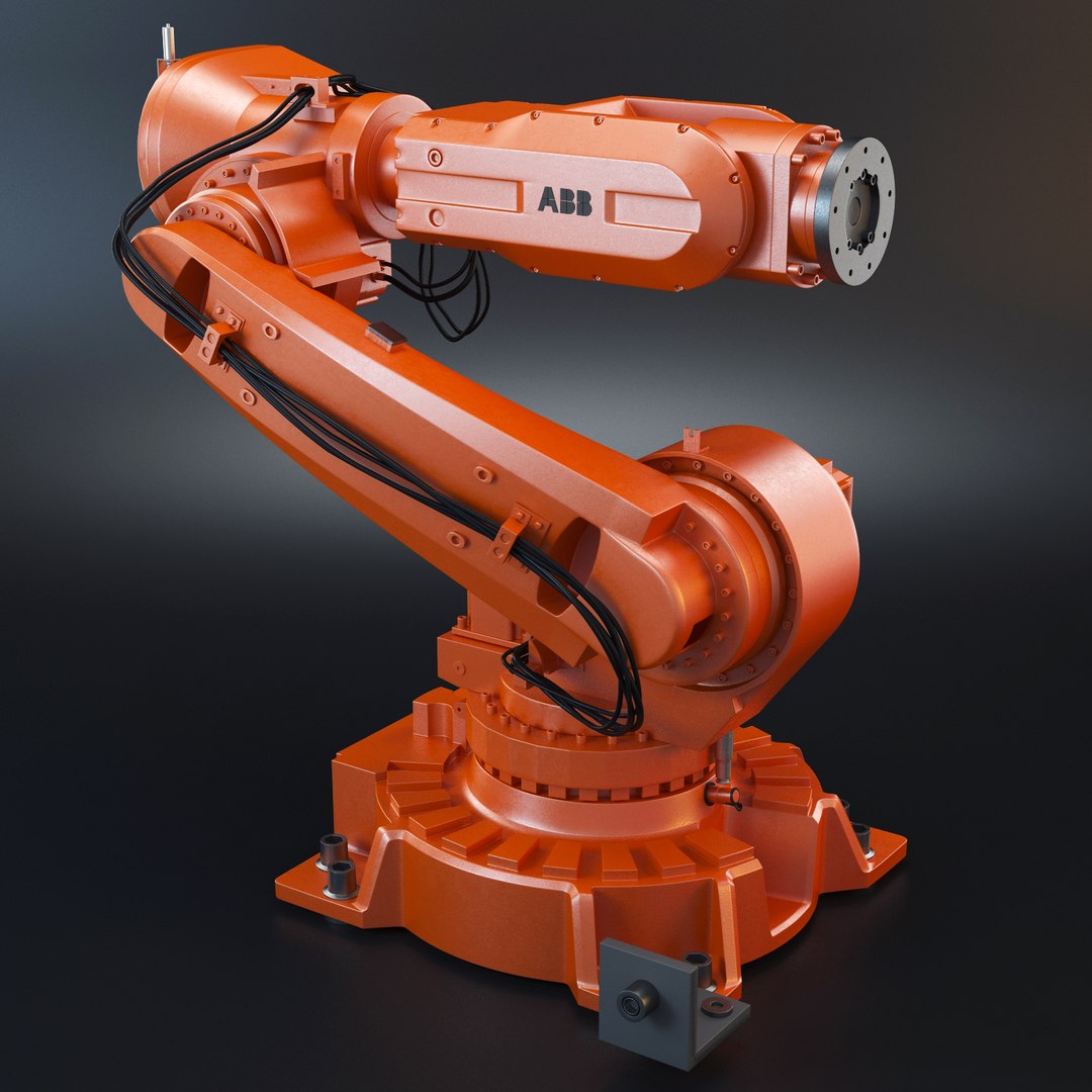 Abb Irb 6620 Industrial Robot 3d Model