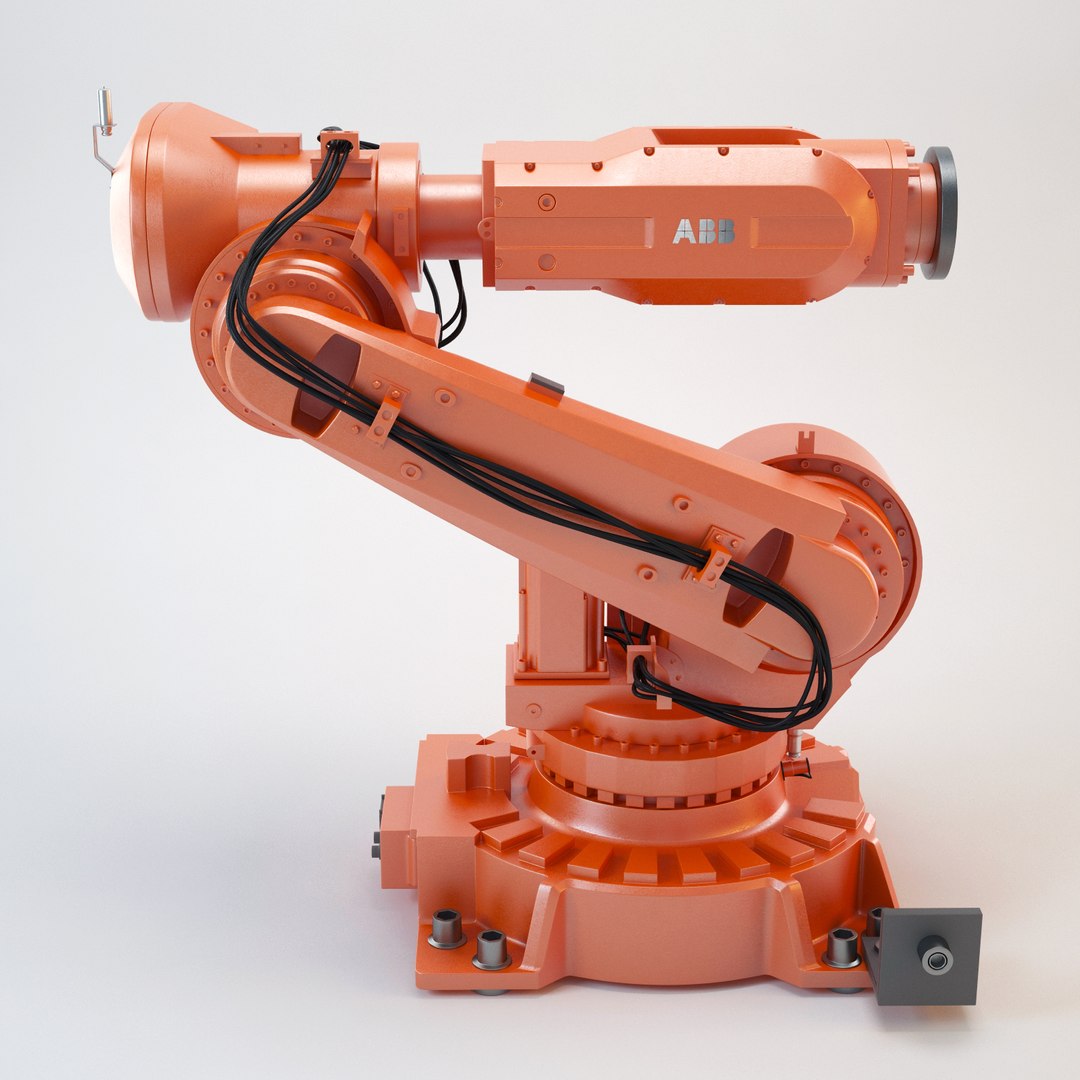 Abb Irb 6620 Industrial Robot 3d Model