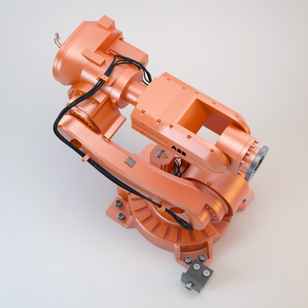 Abb Irb 6620 Industrial Robot 3d Model