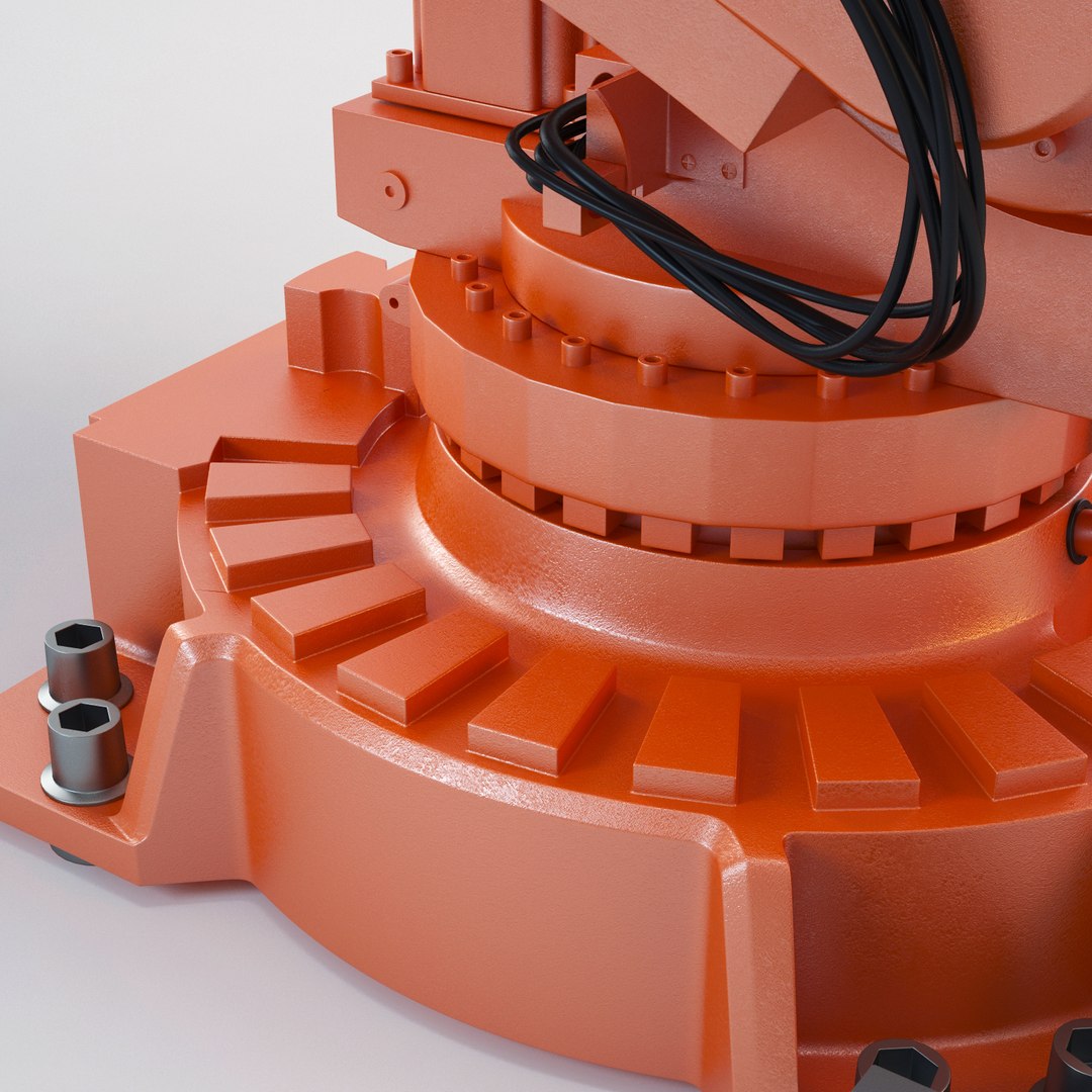 Abb Irb 6620 Industrial Robot 3d Model