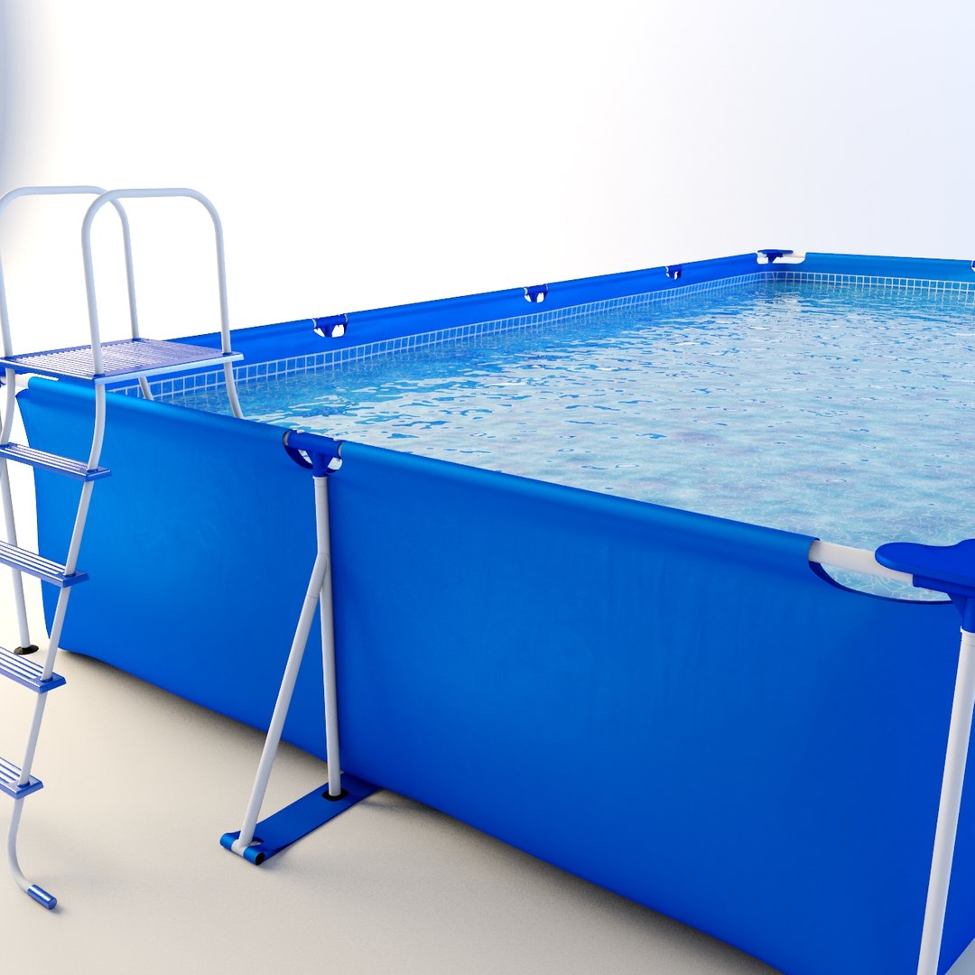 frame pool intex 28273 3d model