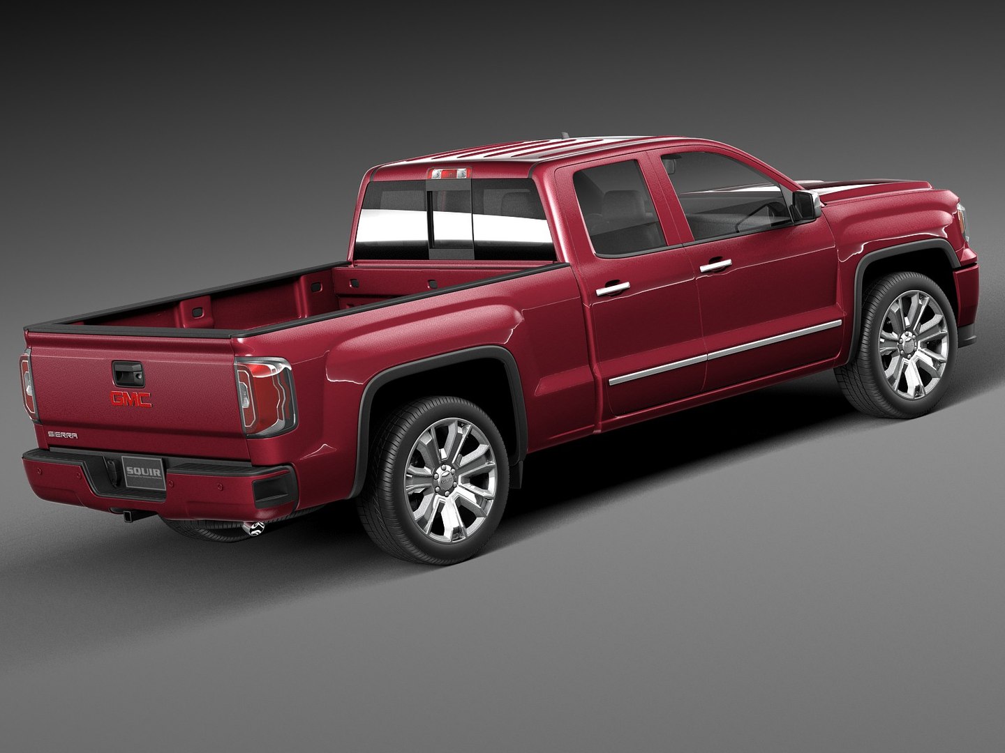2016 gmc sierra 3d model