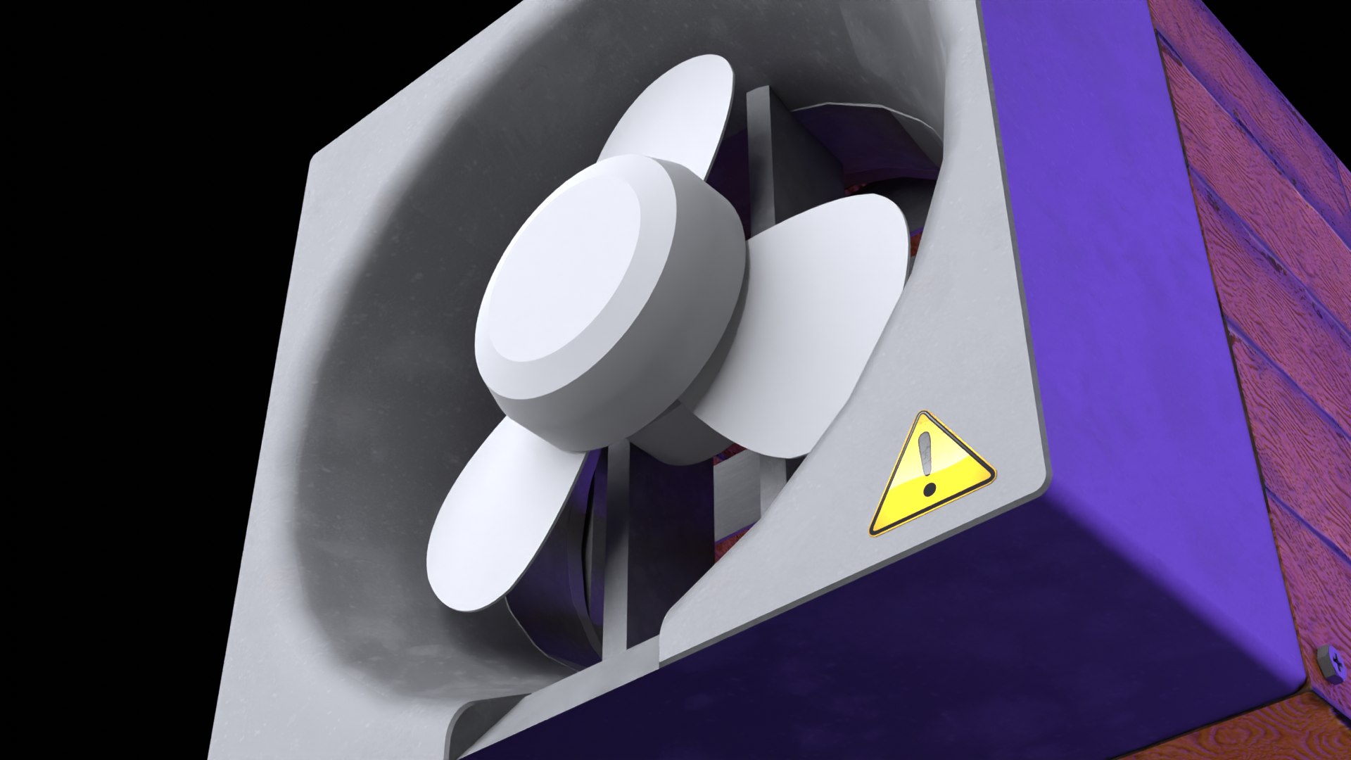 3D Suction Fan Hole - TurboSquid 1619816