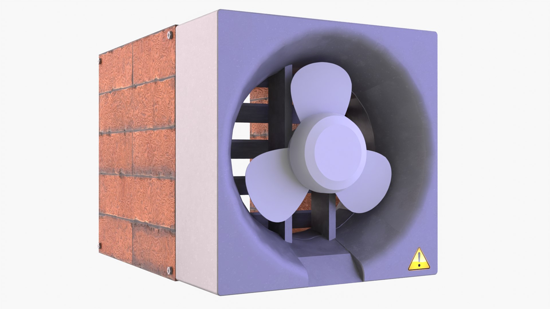 3D Suction Fan Hole - TurboSquid 1619816