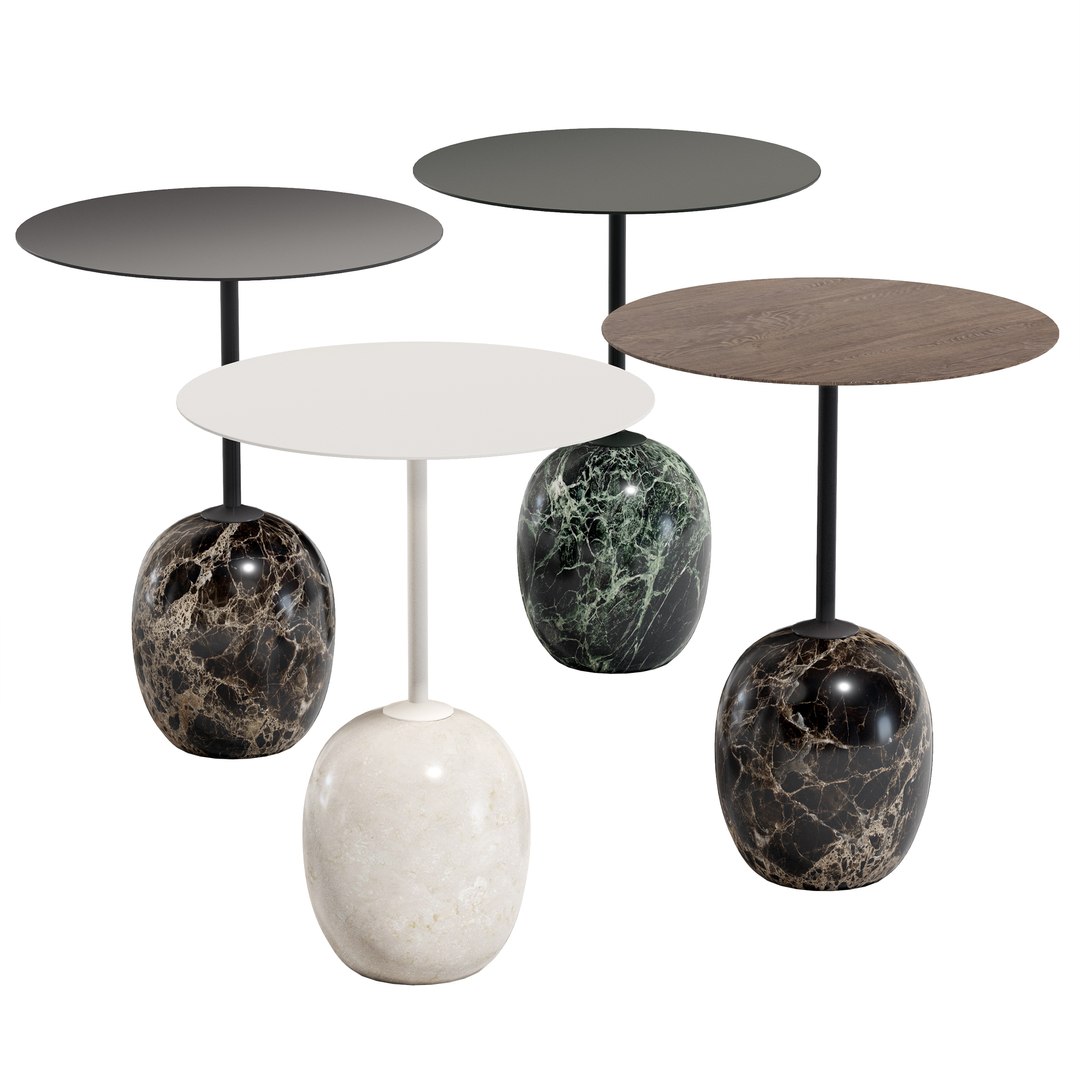 3D Model Coffee Table AndTradition Lato LN8 - TurboSquid 2100097