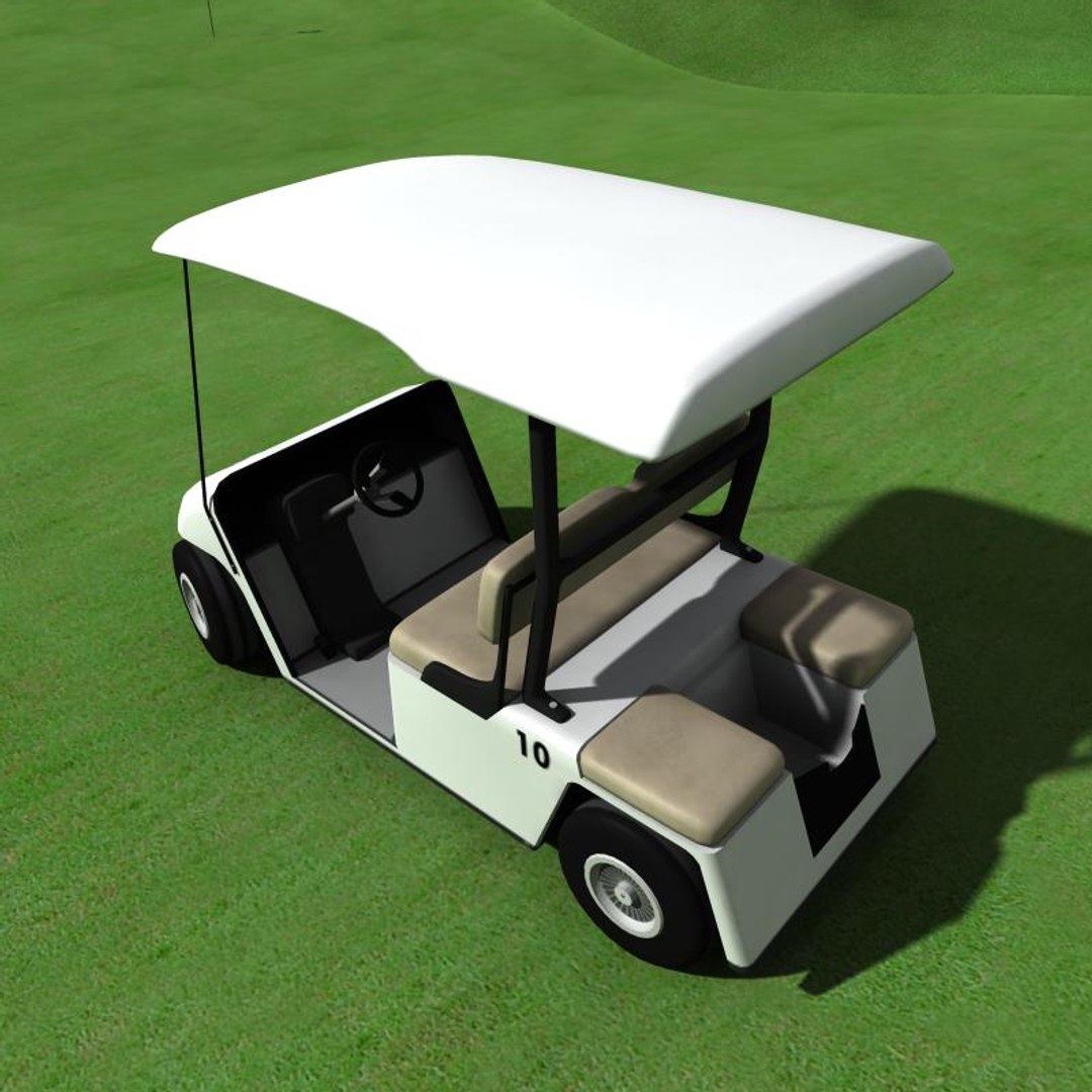 3d Golf Cart Model