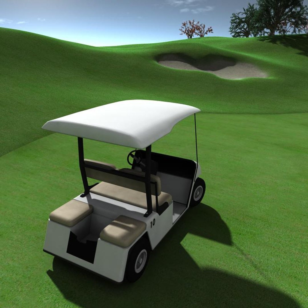3d Golf Cart Model