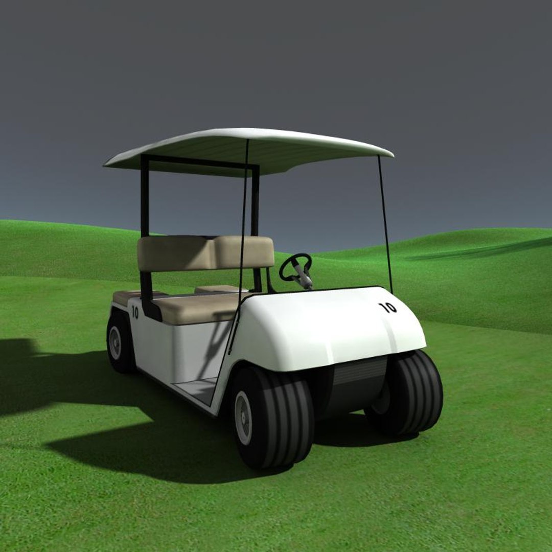 3d Golf Cart Model