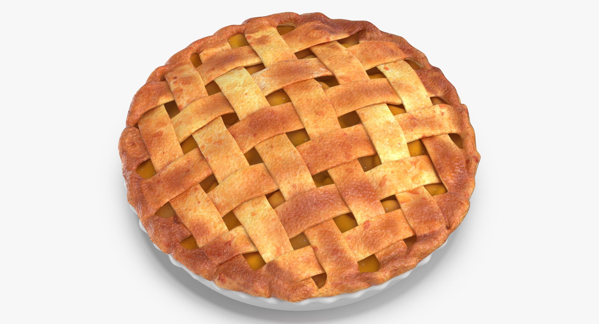 3D Apple Pie - TurboSquid 1349994