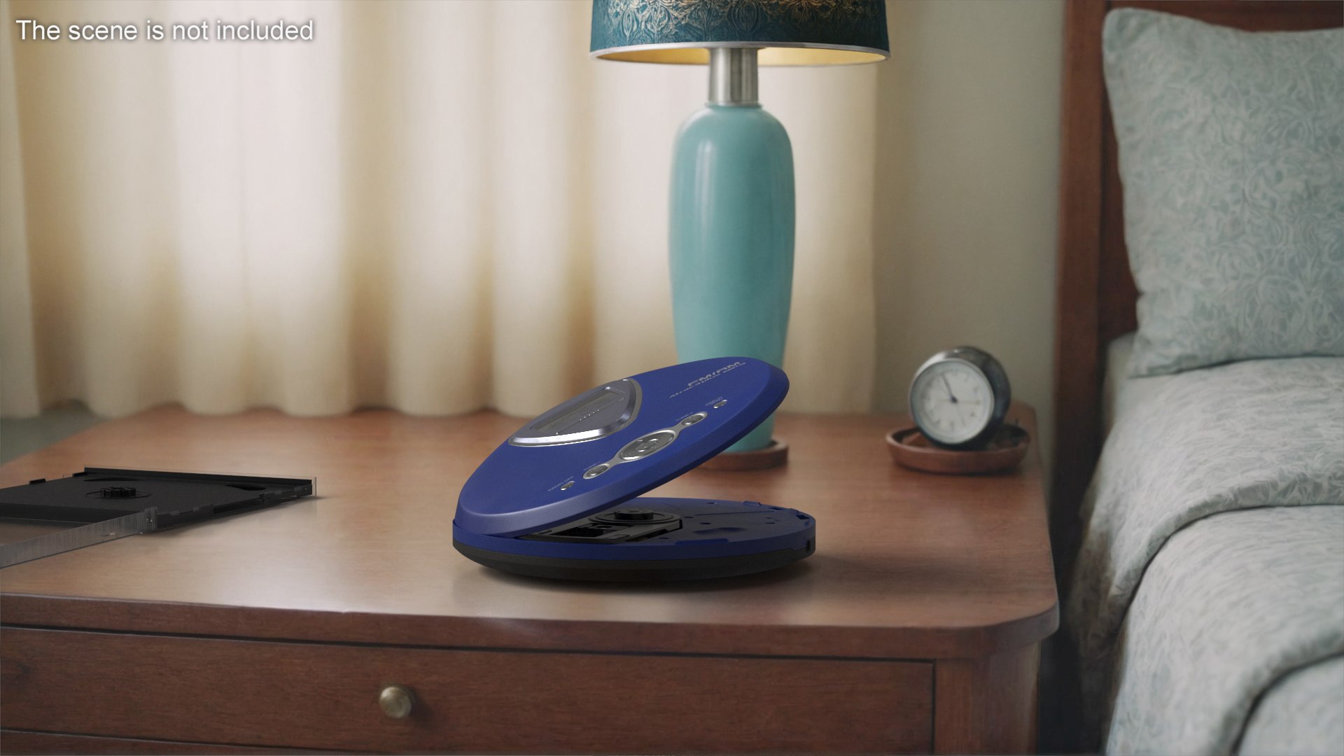 Vintage Portable Music CD Player Open 3D Model - TurboSquid 2323659