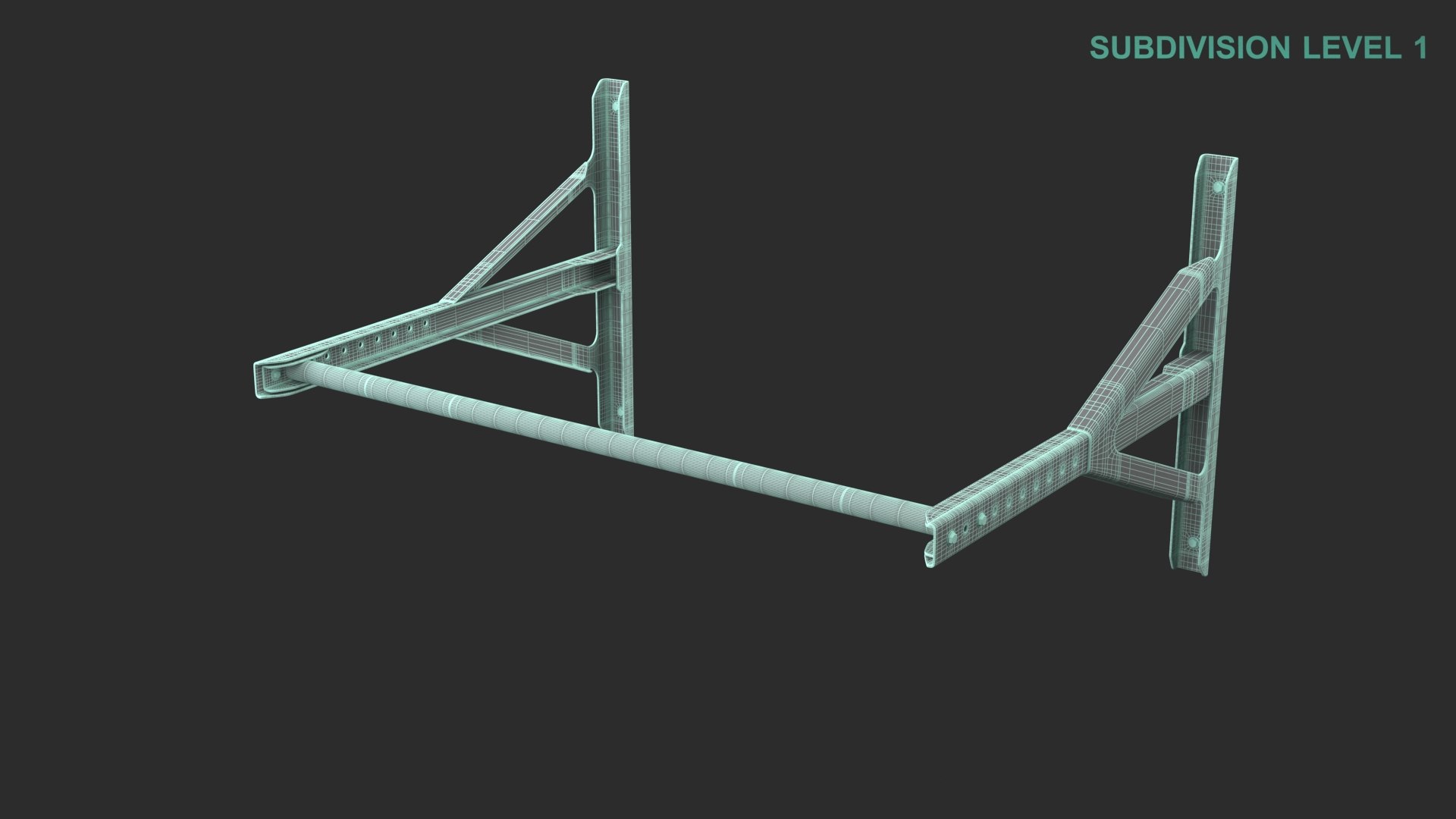 Pull Up Bar 3D Model - TurboSquid 1965362