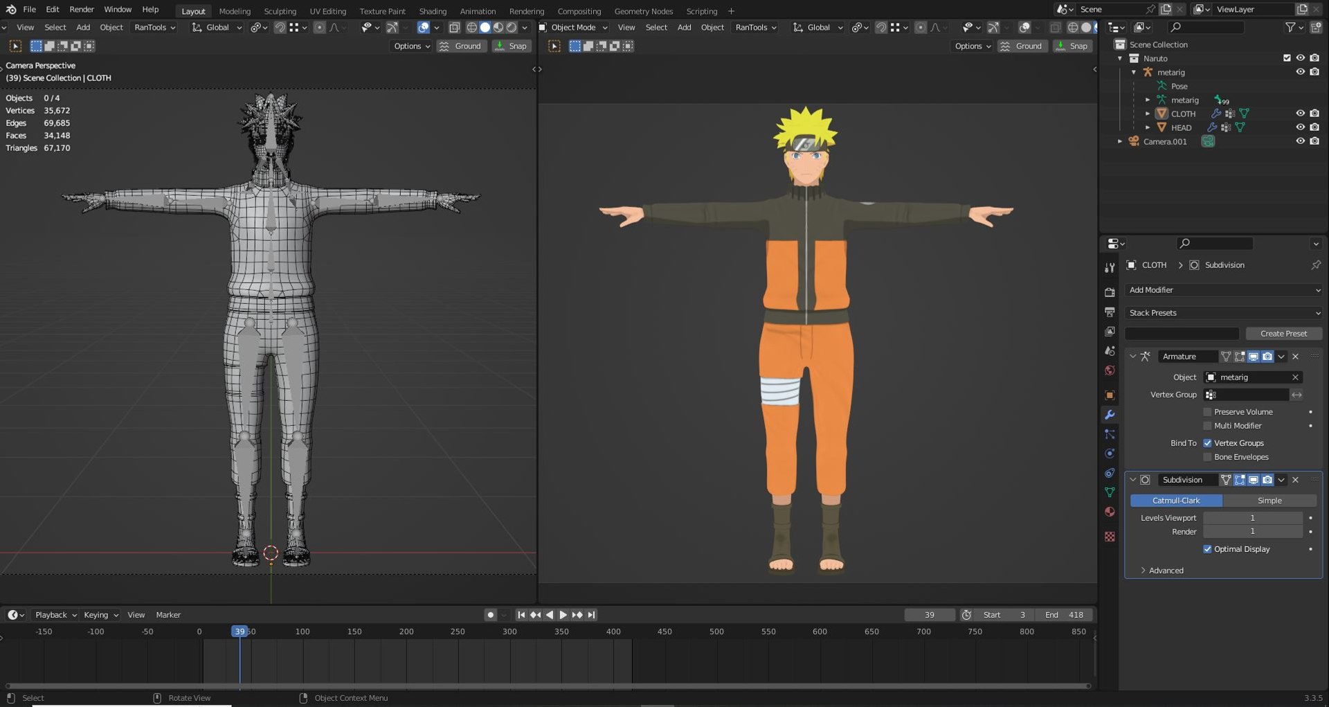 Naruto Shippuden 3D Model - TurboSquid 2052383