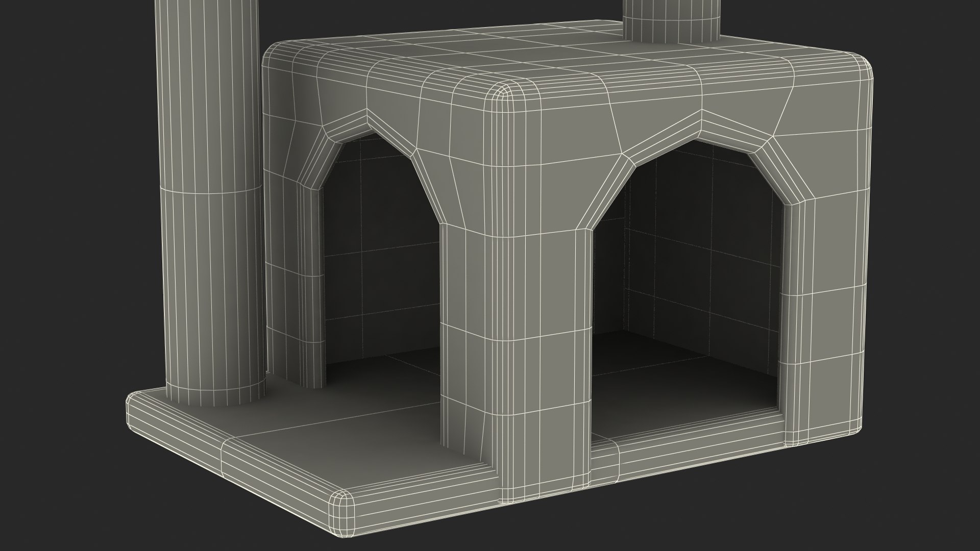 3D Cat Tree 3-Level model - TurboSquid 1821187