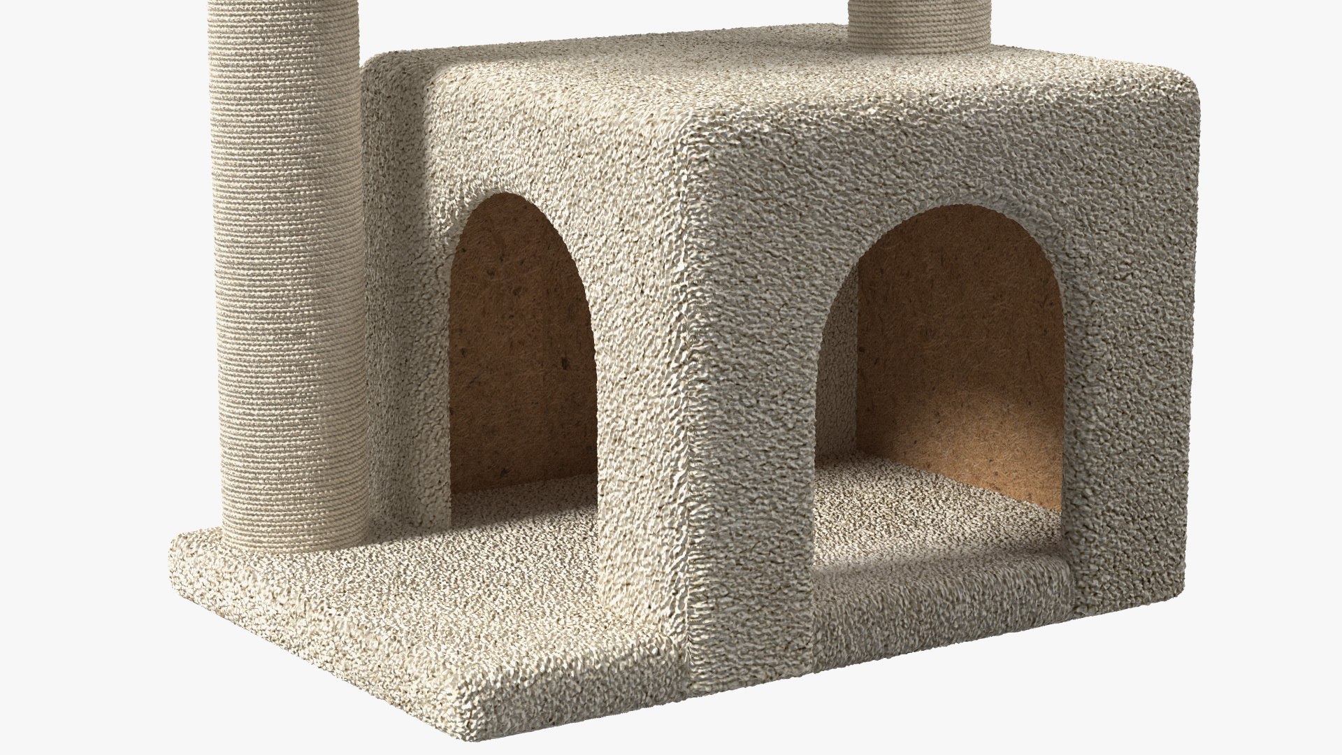 3D Cat Tree 3-Level model - TurboSquid 1821187