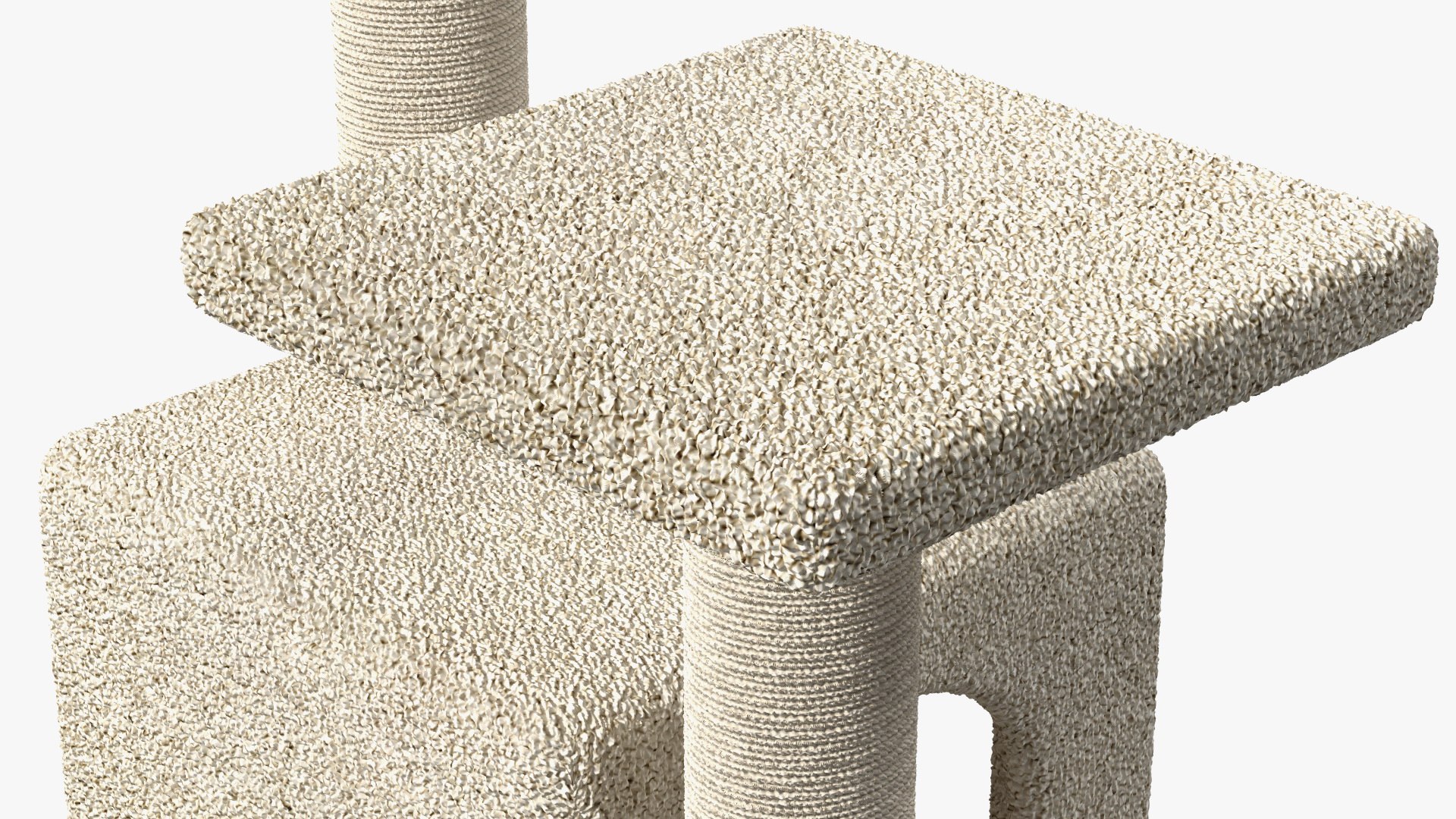 3D Cat Tree 3-Level model - TurboSquid 1821187