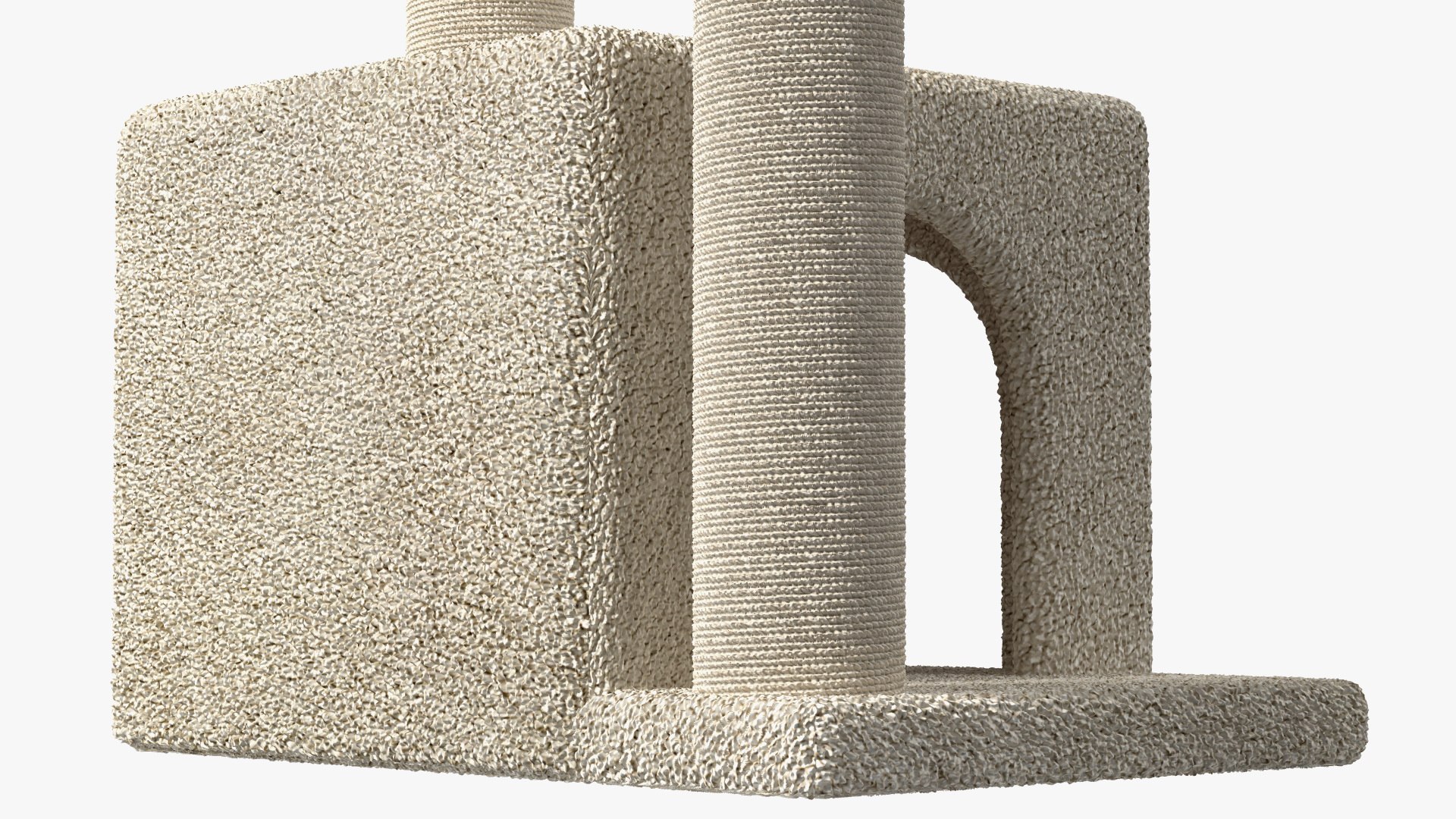 3D Cat Tree 3-Level model - TurboSquid 1821187