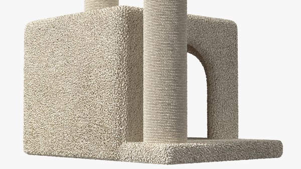3D Cat Tree 3-Level model - TurboSquid 1821187