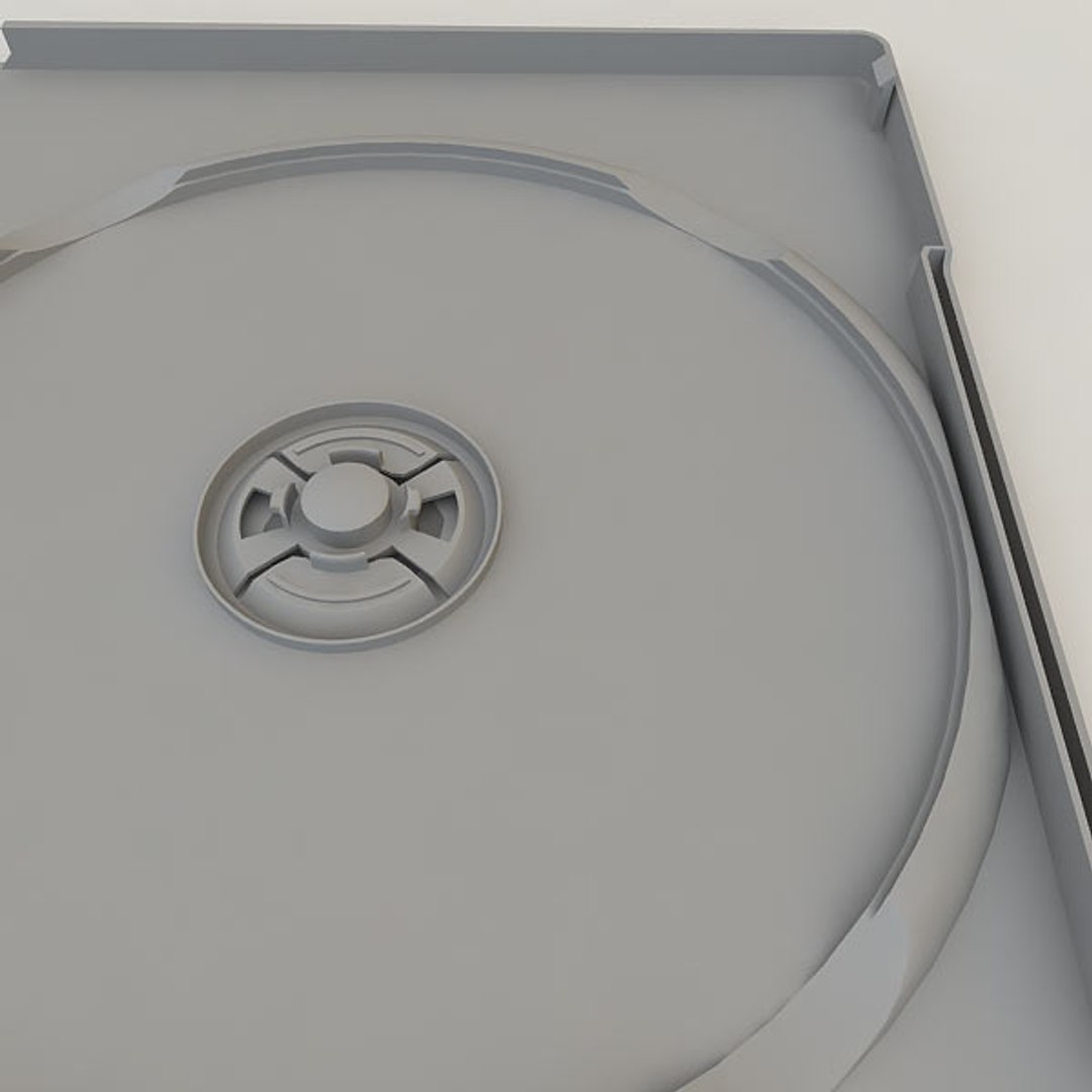 Double Dvd Case Disk 3d Model
