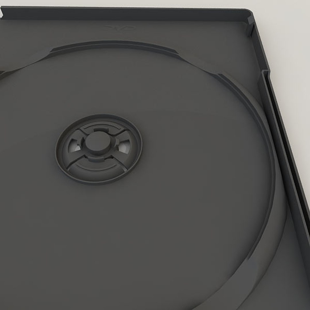 Double Dvd Case Disk 3d Model