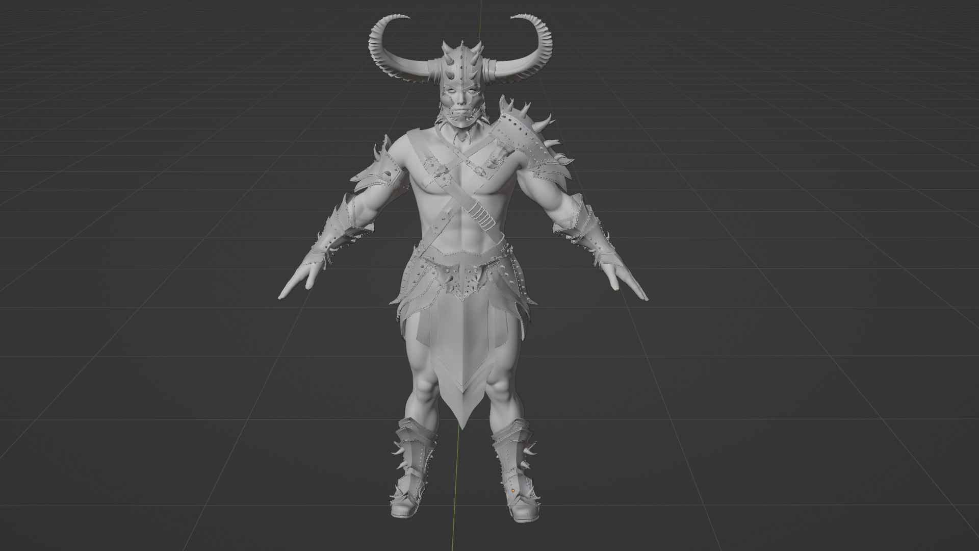 3D Fantasy Orc Warrior 3D model - TurboSquid 2099113