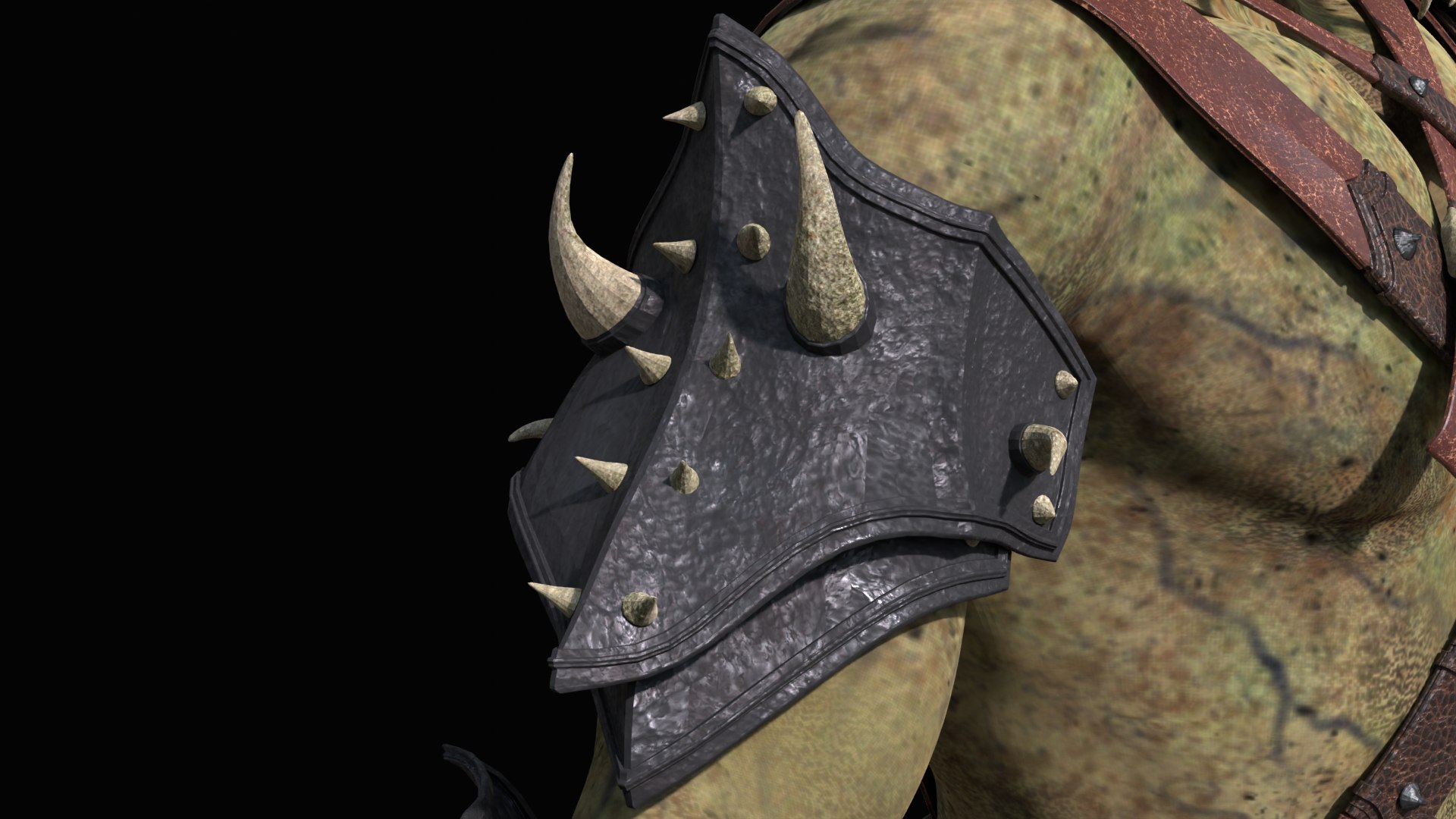 3D Fantasy Orc Warrior 3D model - TurboSquid 2099113