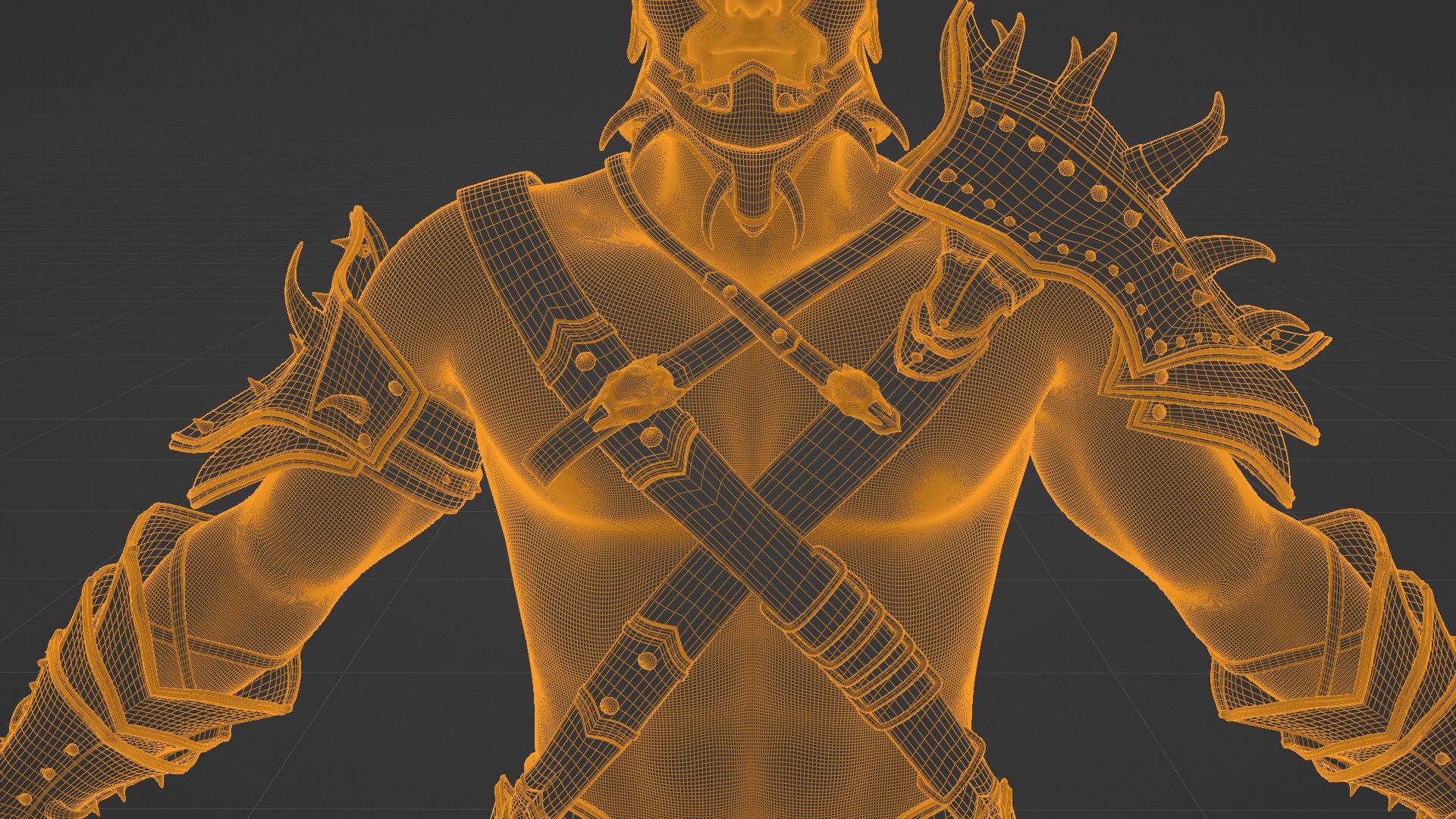 3D Fantasy Orc Warrior 3D model - TurboSquid 2099113