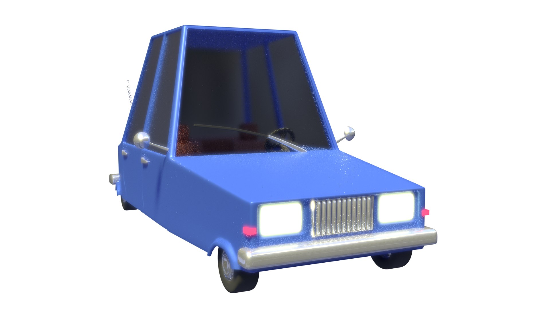 Cartoon Car Model - TurboSquid 1422948