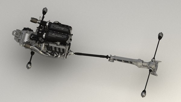 modèle 3D de Lamborghini Huracan Powertrain - TurboSquid 2087097