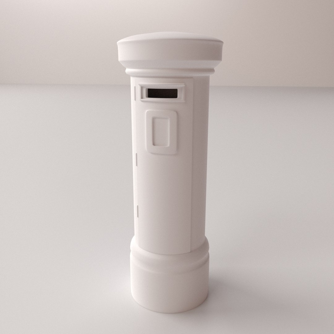 3D London Post Box Model - TurboSquid 1810728