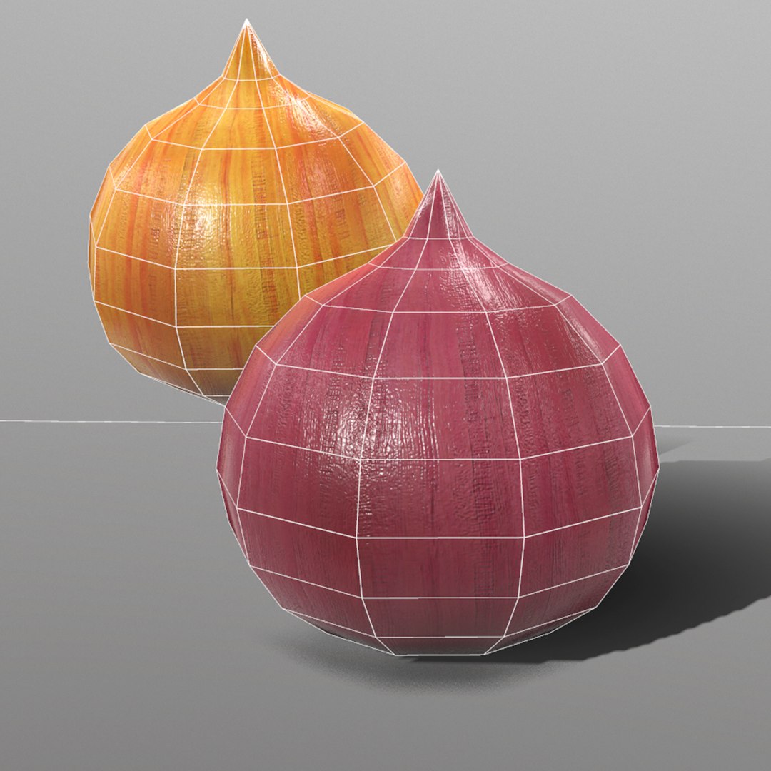 3D Onions Ready Games - TurboSquid 1289446