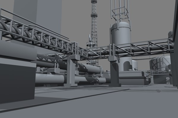 industry example 3d max
