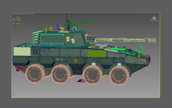 Pll-09 china army 3D model - TurboSquid 1575821