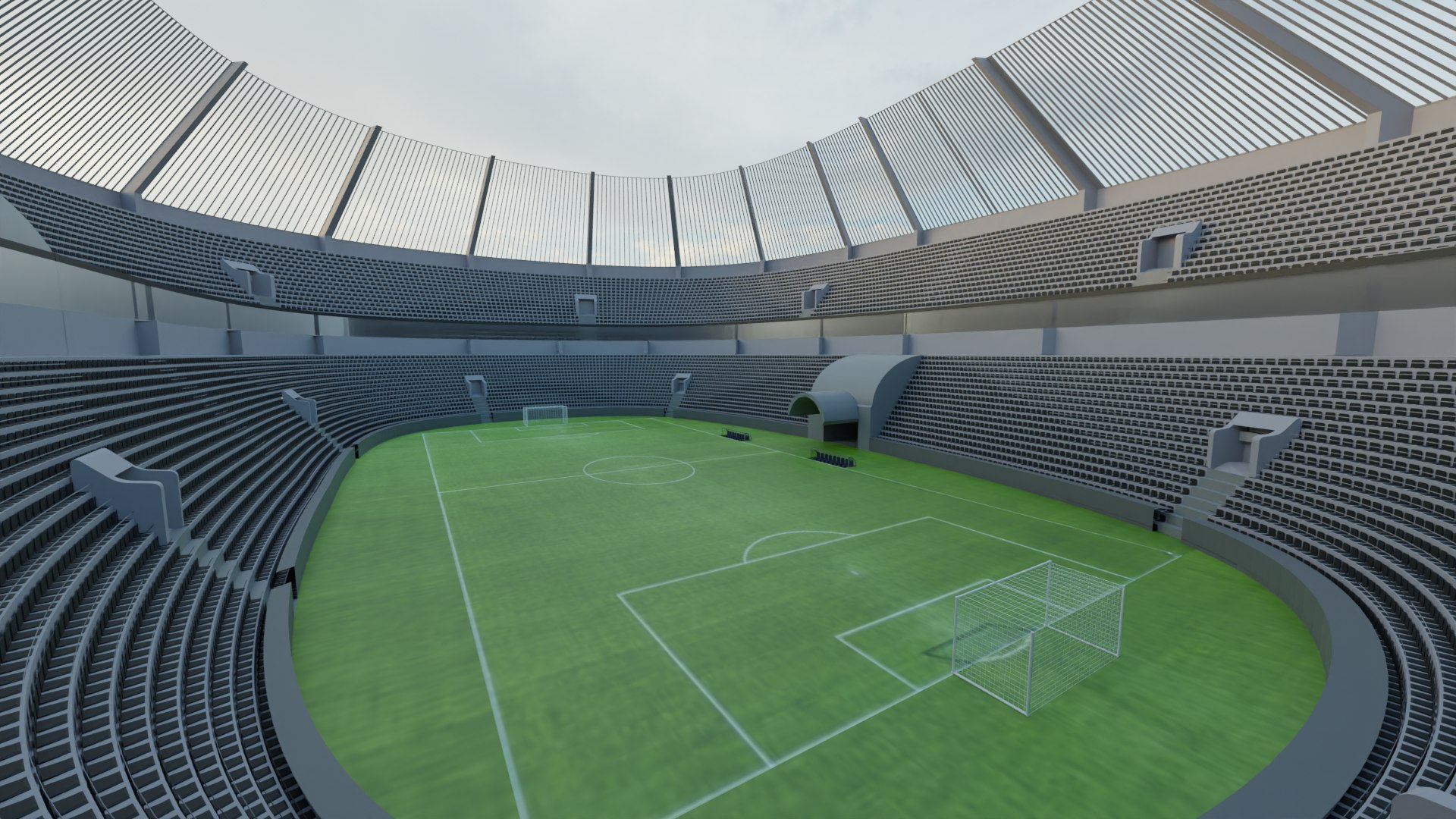 Football Stadium 3D Model - TurboSquid 2012144