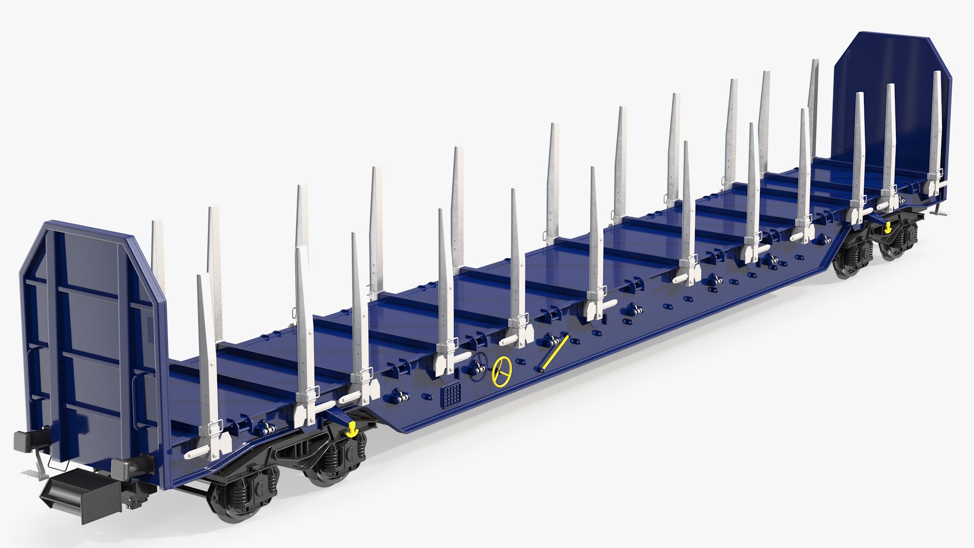 3D Axled Stake Wagon New - TurboSquid 1656510