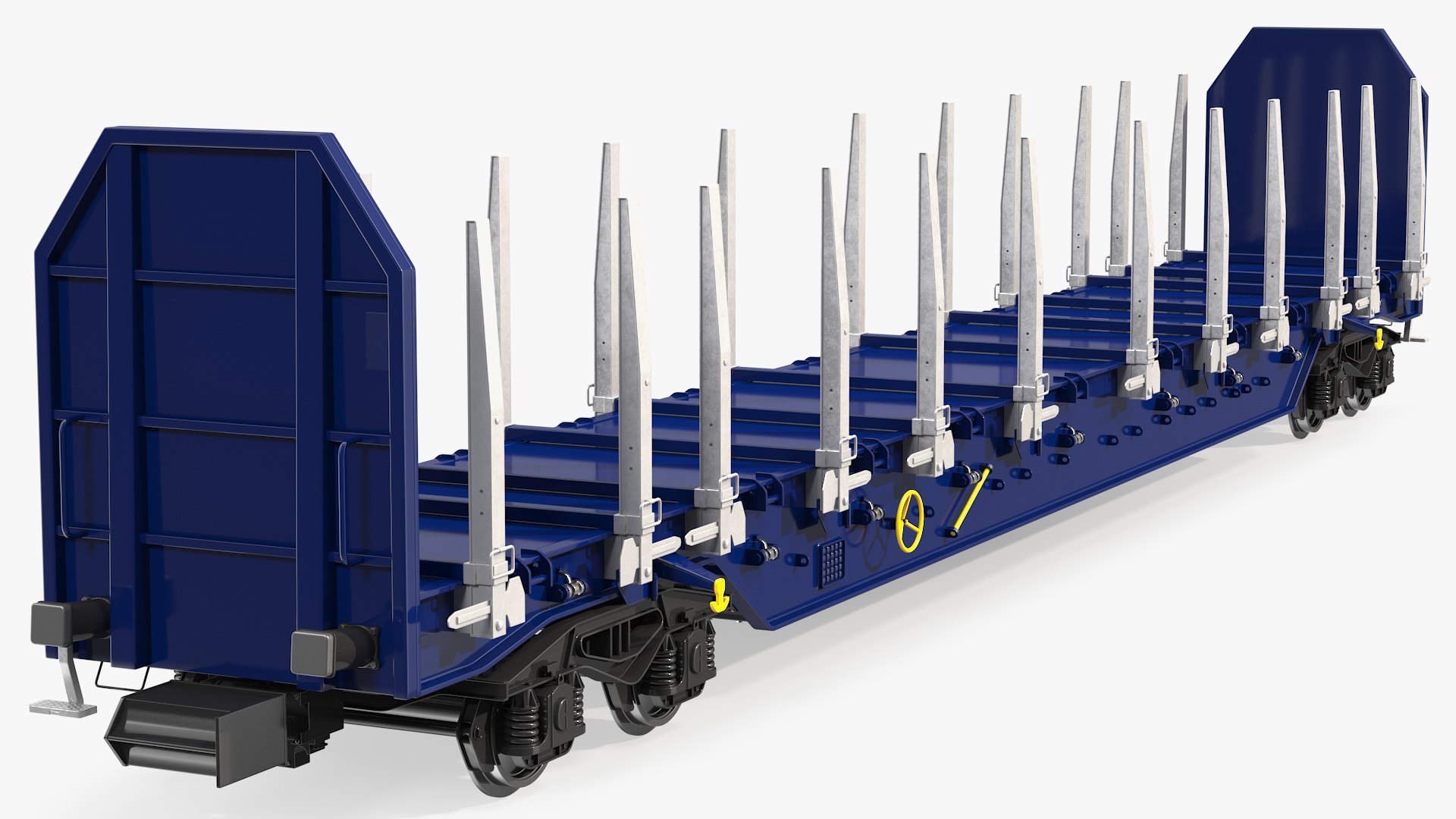 3D axled stake wagon new - TurboSquid 1656510