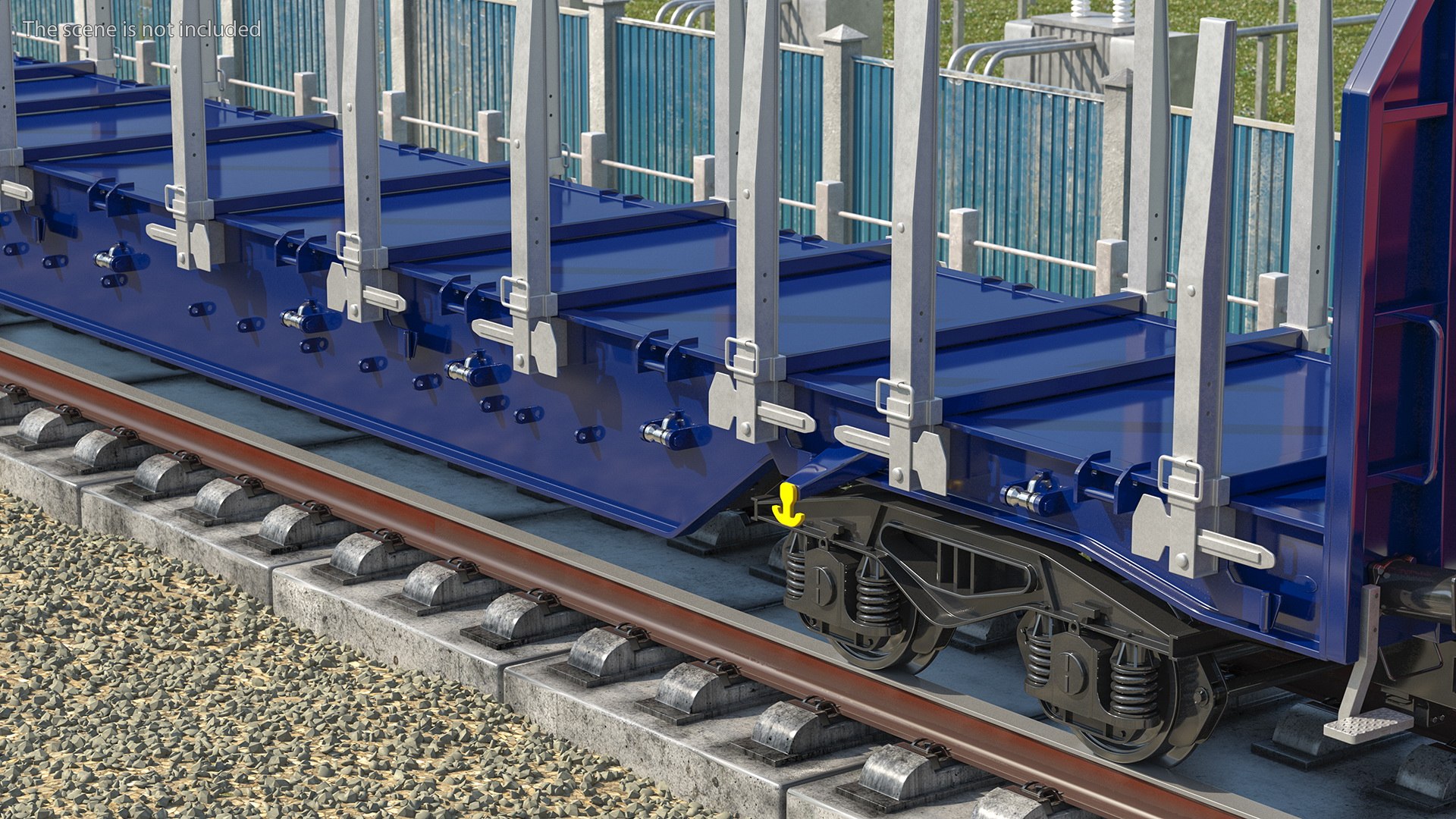 3D Axled Stake Wagon New - TurboSquid 1656510