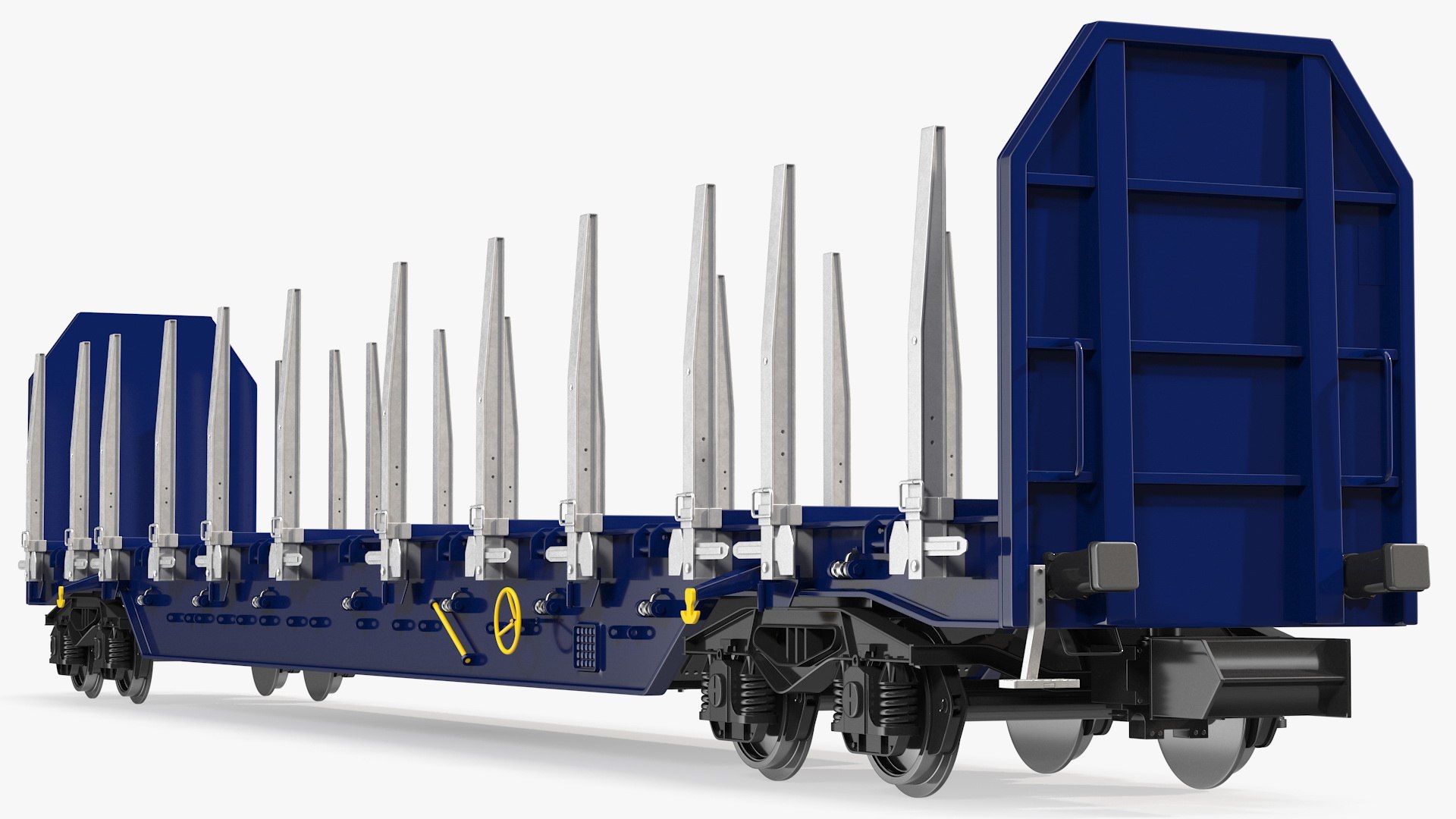 3D Axled Stake Wagon New - TurboSquid 1656510