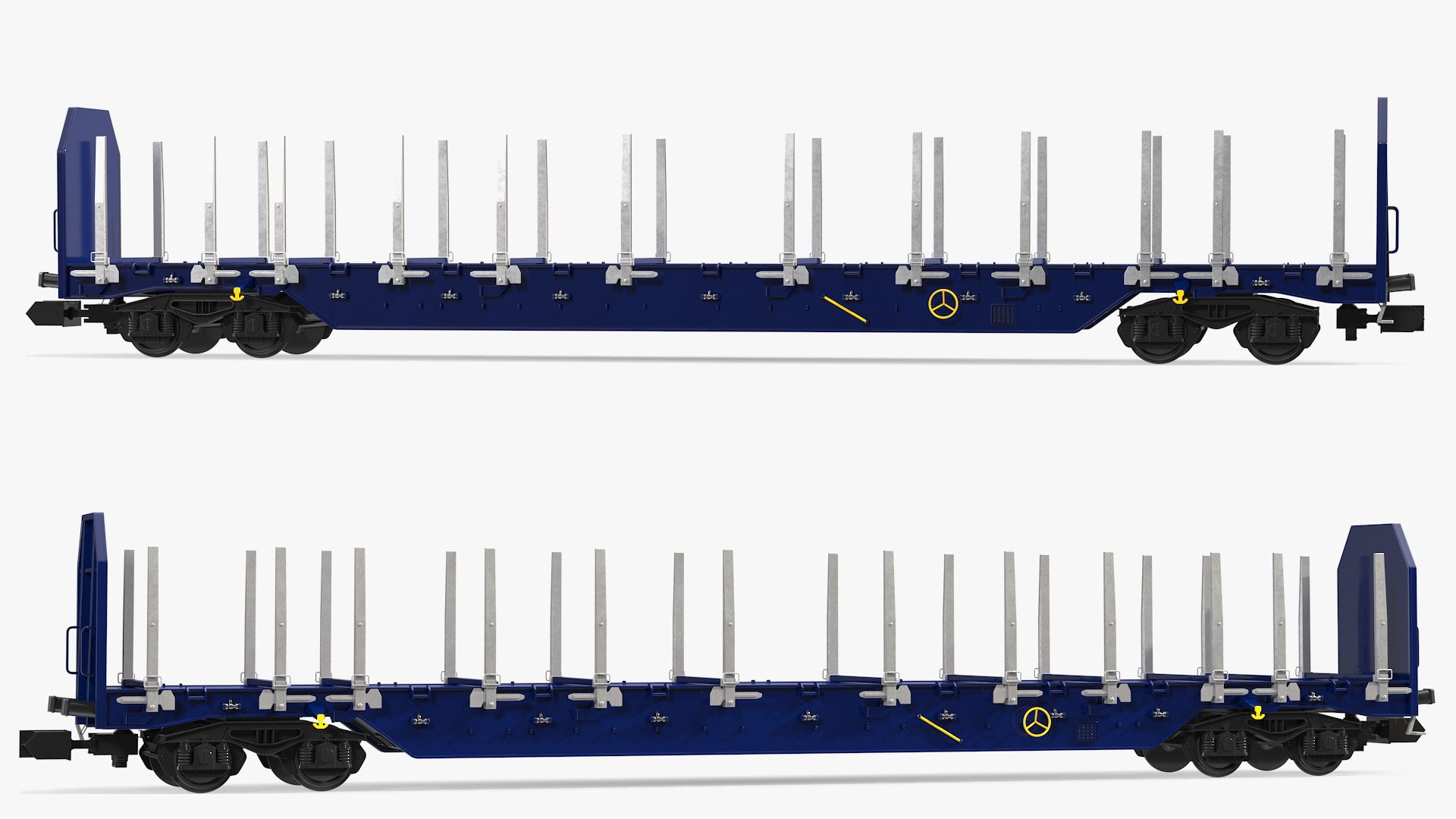 3D axled stake wagon new - TurboSquid 1656510