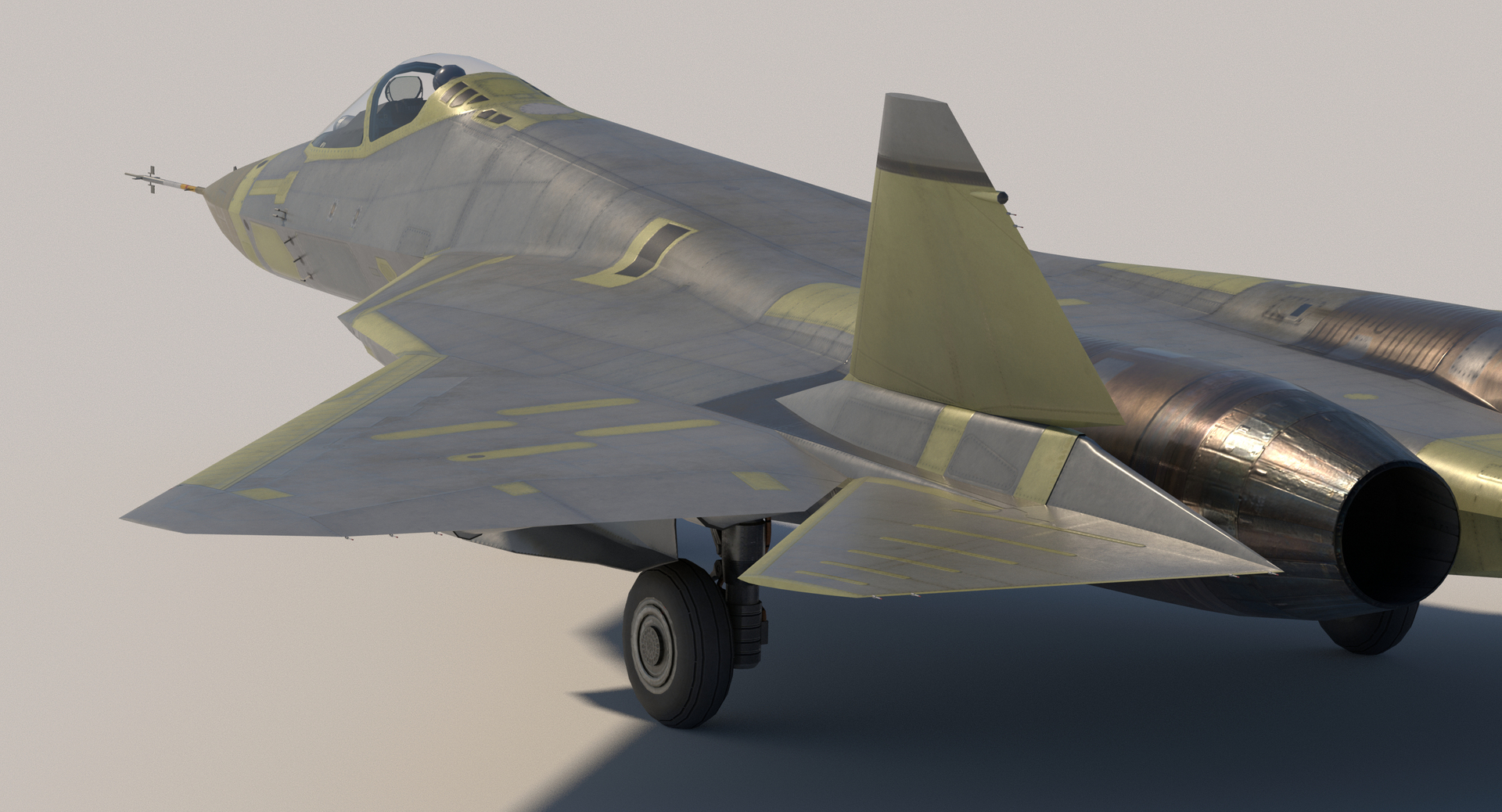 modelo 3d Prototipo sin pintar SU57 - TurboSquid 1403434