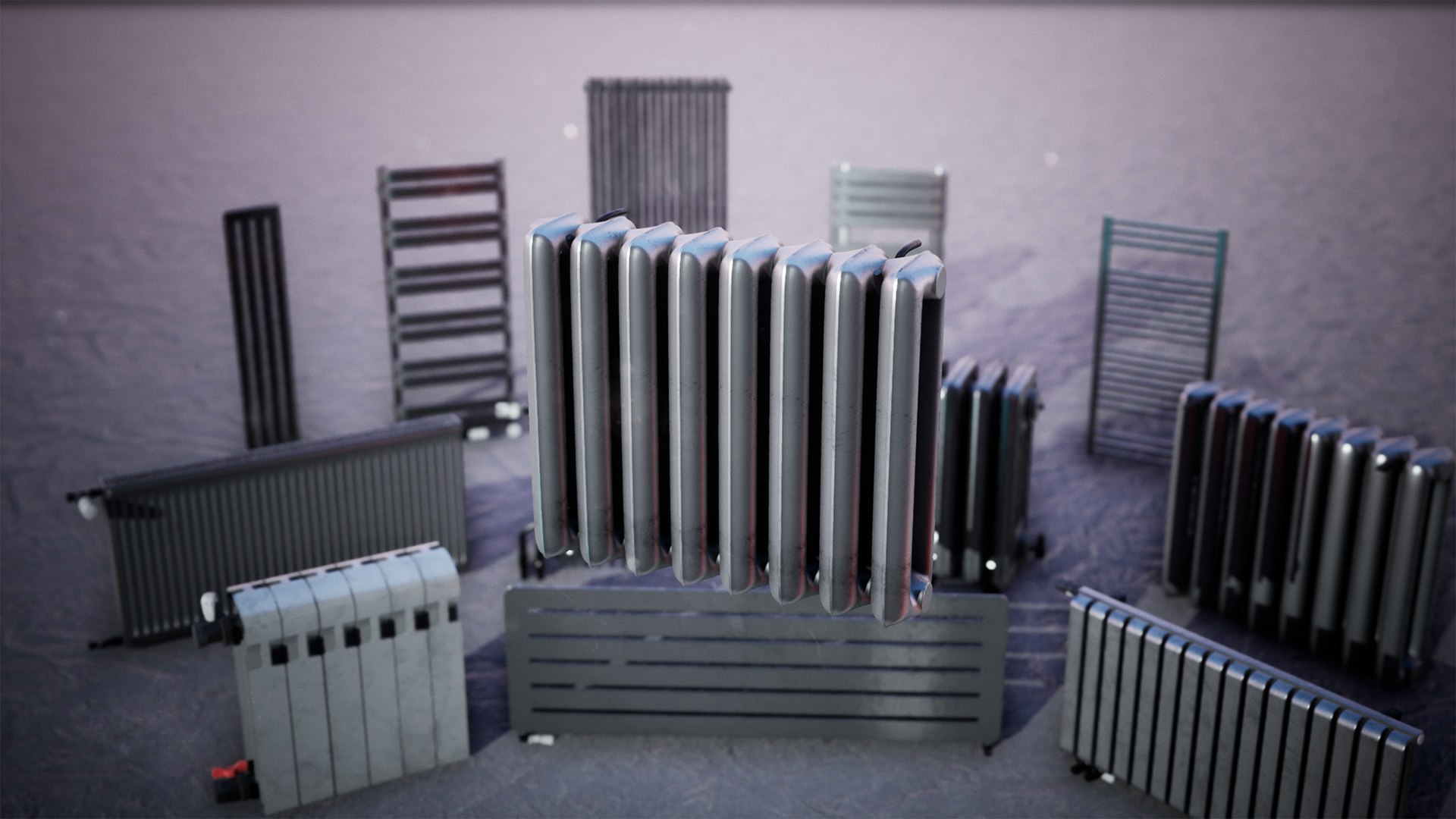 3D Radiators 12 Assets Model - TurboSquid 2111989