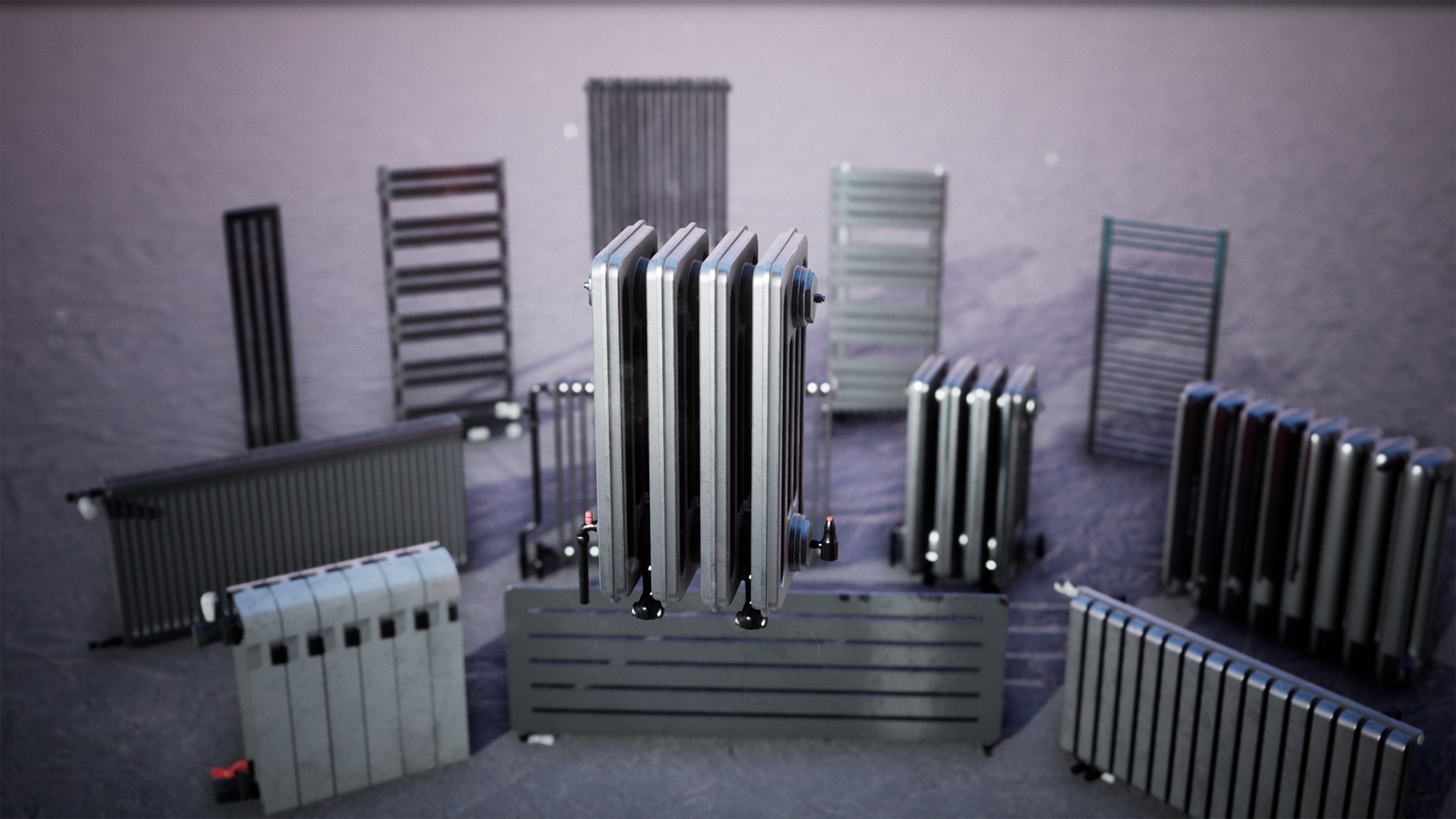 3D Radiators 12 Assets Model - TurboSquid 2111989