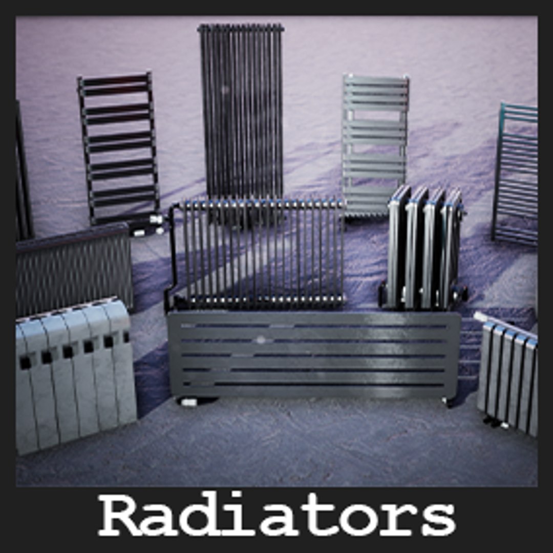3D Radiators 12 Assets Model - TurboSquid 2111989