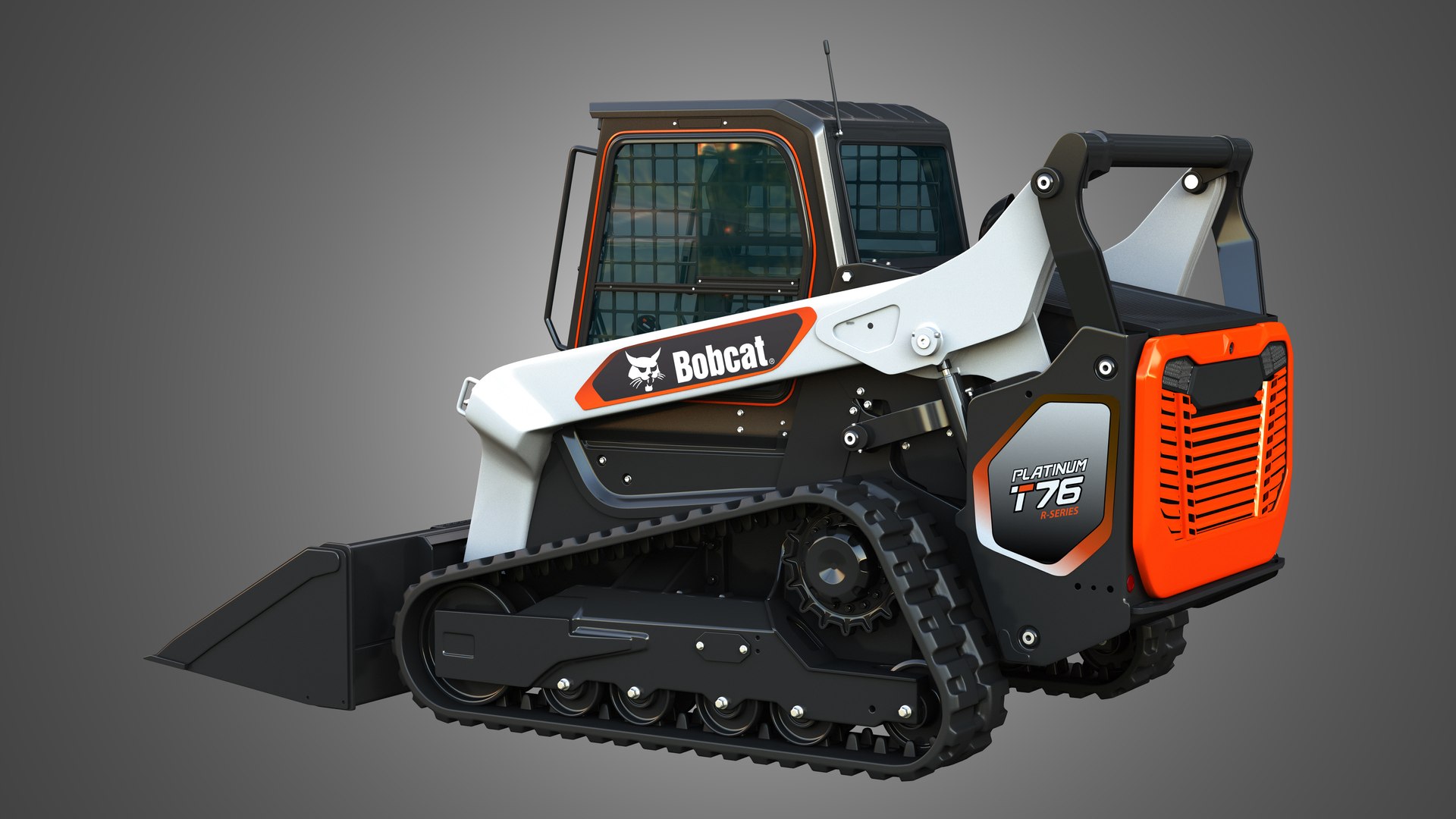 3D Bobcat T76 Platinum Compact Track Loader - TurboSquid 2146933