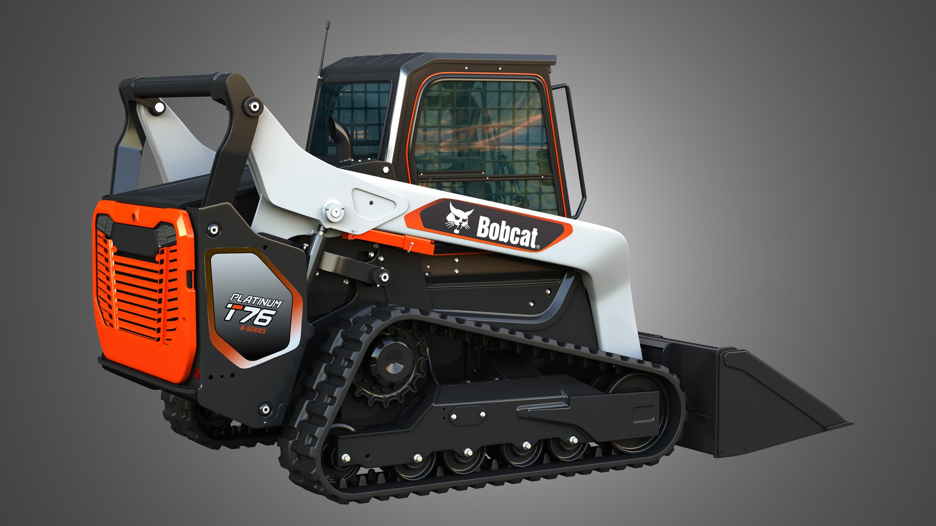 3D Bobcat T76 Platinum Compact Track Loader - TurboSquid 2146933