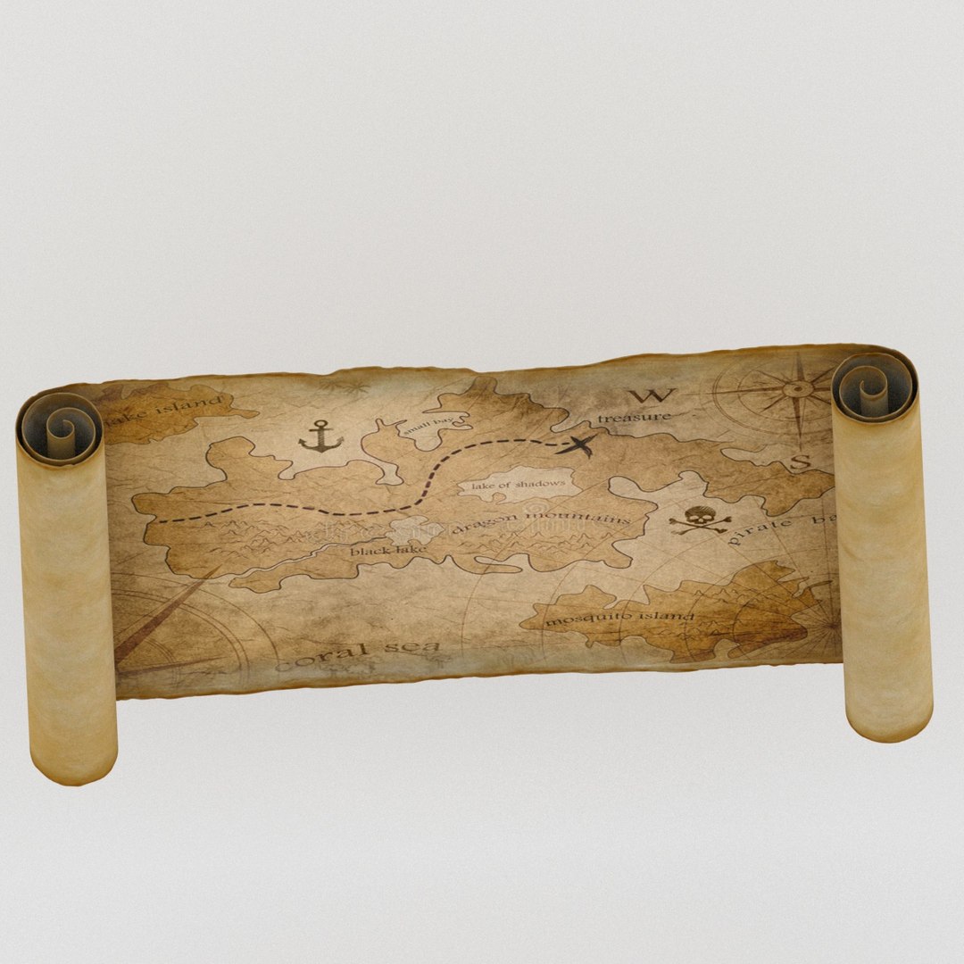 Treasure Maps Chest Model - TurboSquid 1311004