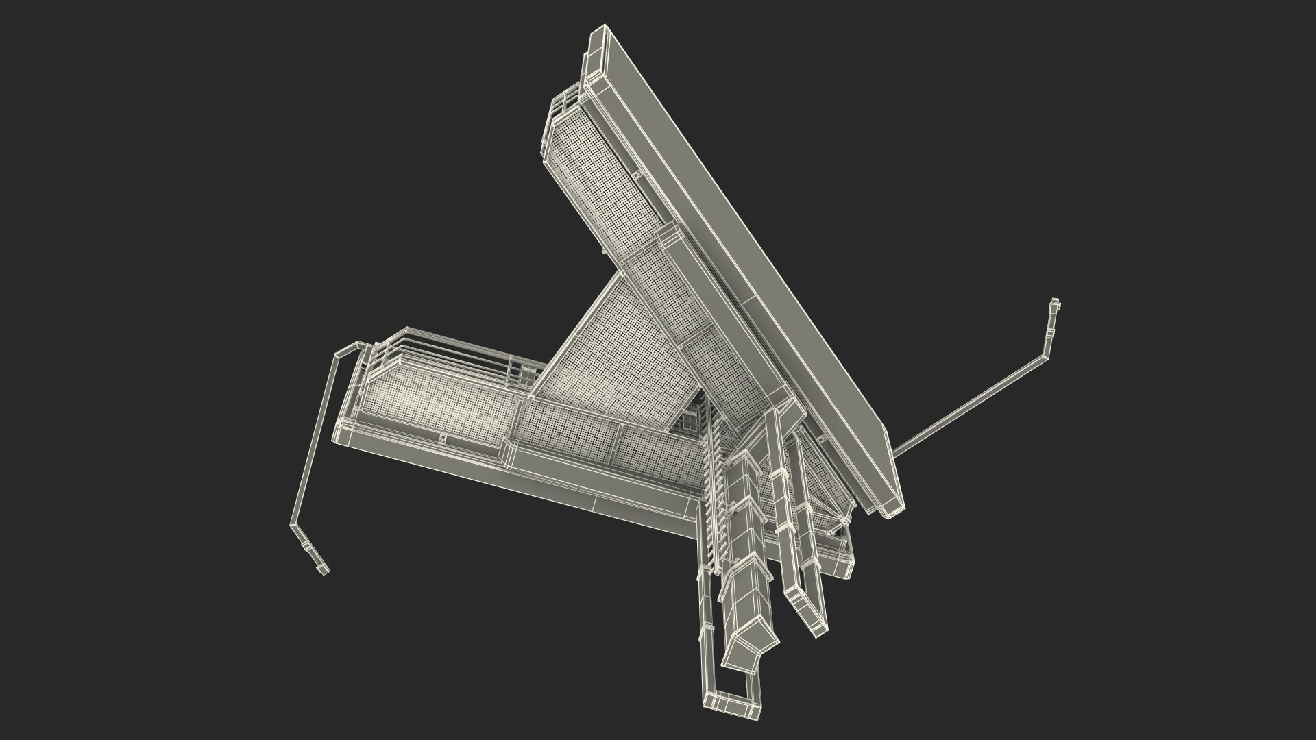 3D model V-Shaped Digital Billboard 6x3 - TurboSquid 1911747