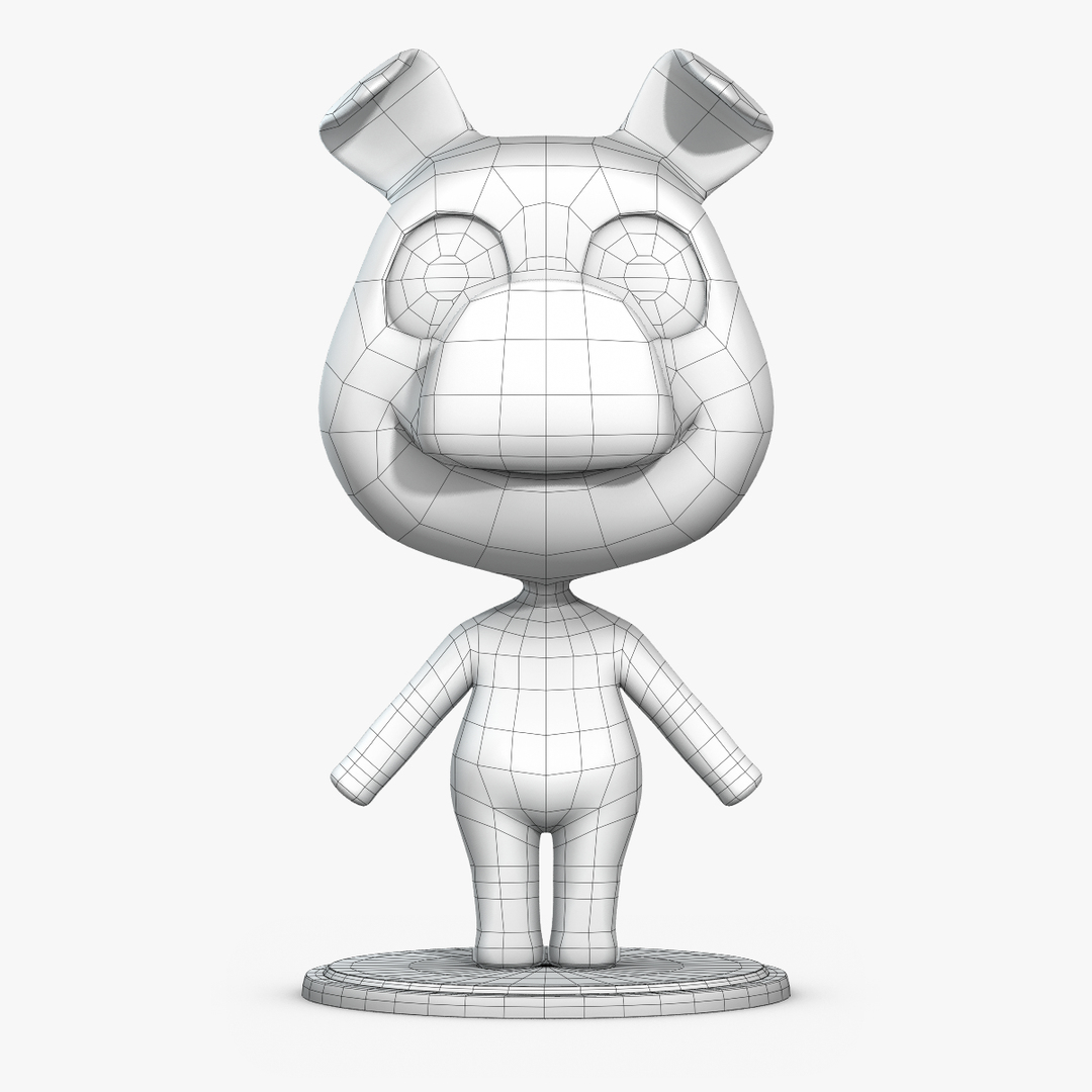Cartoon animation character model - TurboSquid 1642717