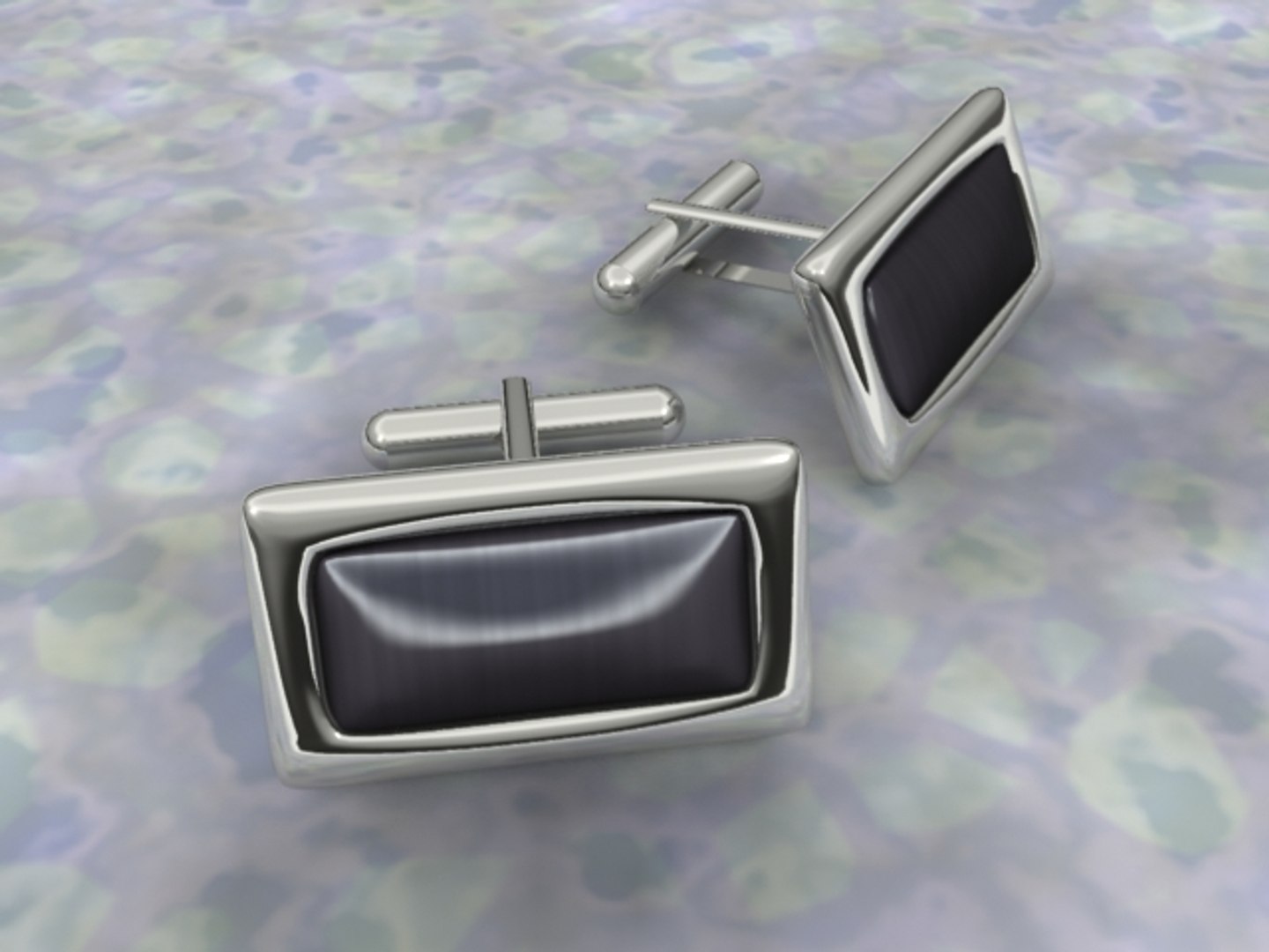 Free Cufflinks 3d Model