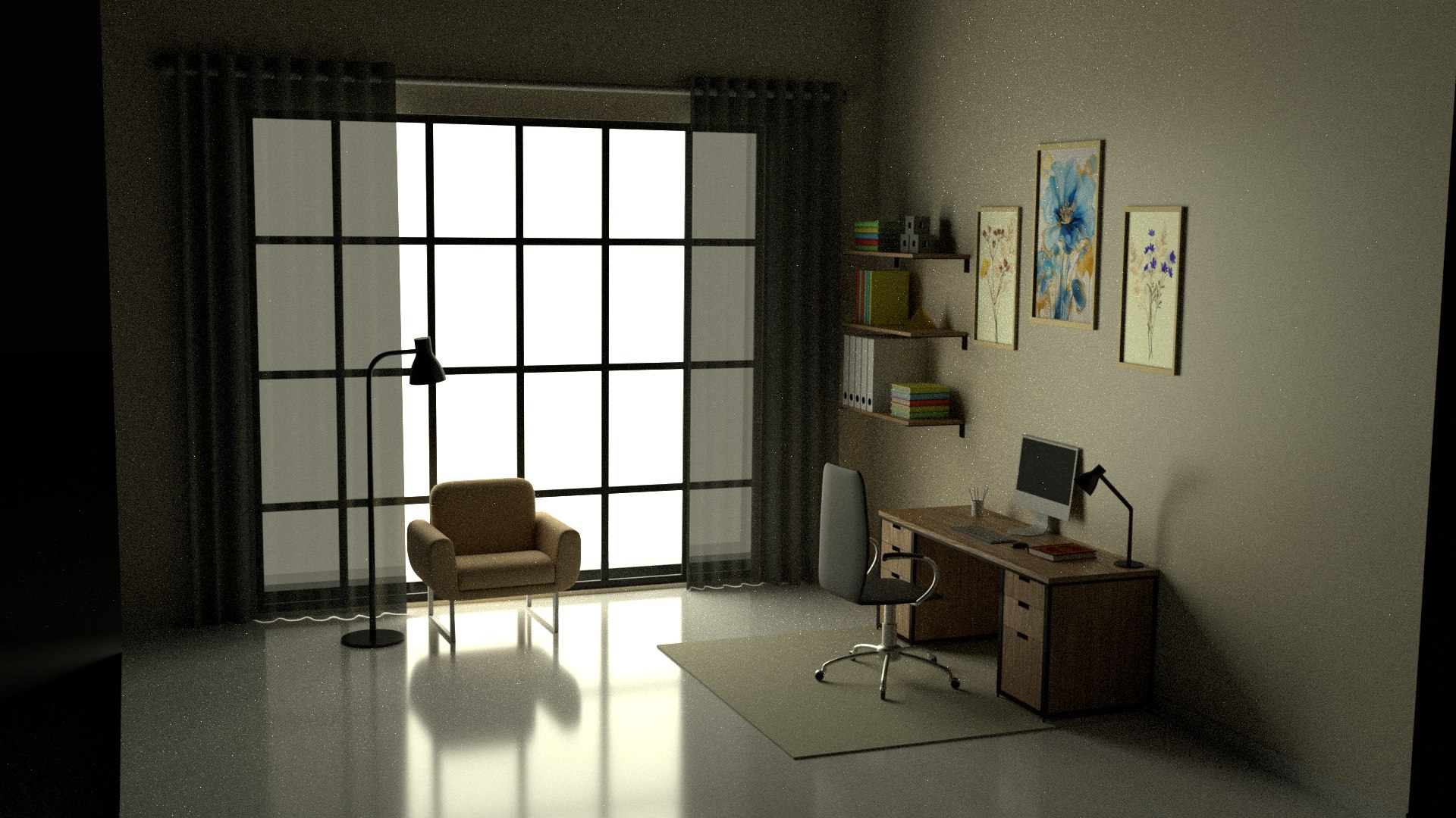 Isometric Office 3D Model - TurboSquid 2334498