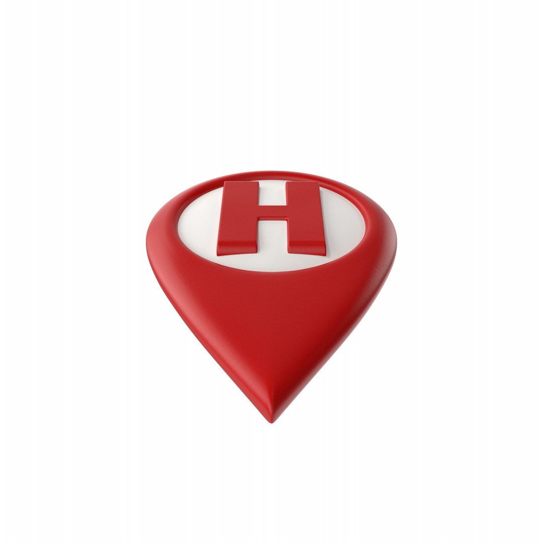 Hospital Marker - TurboSquid 2317267